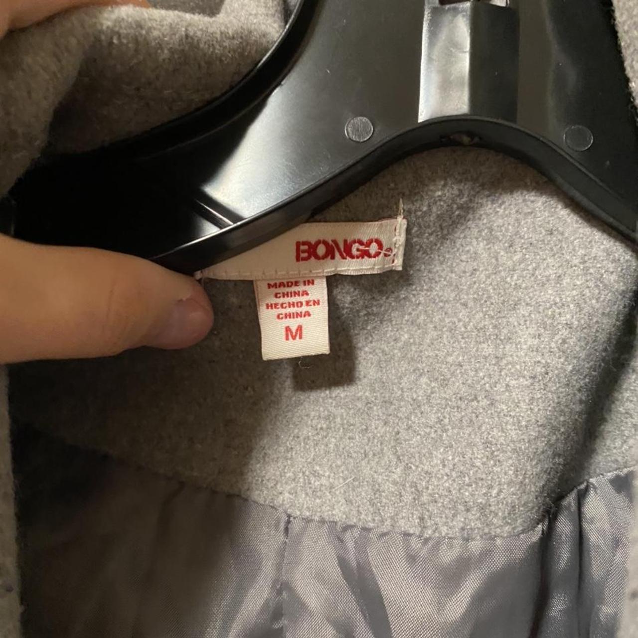 BONGO Women's Grey Coat | Depop