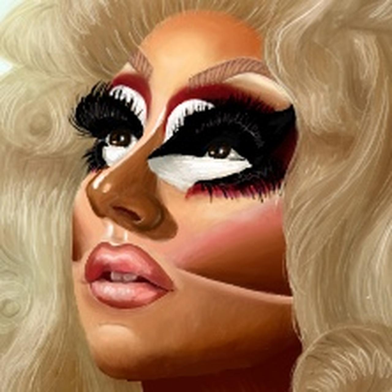 Trixie Mattel AS3 digital painting high quality 8x10... - Depop