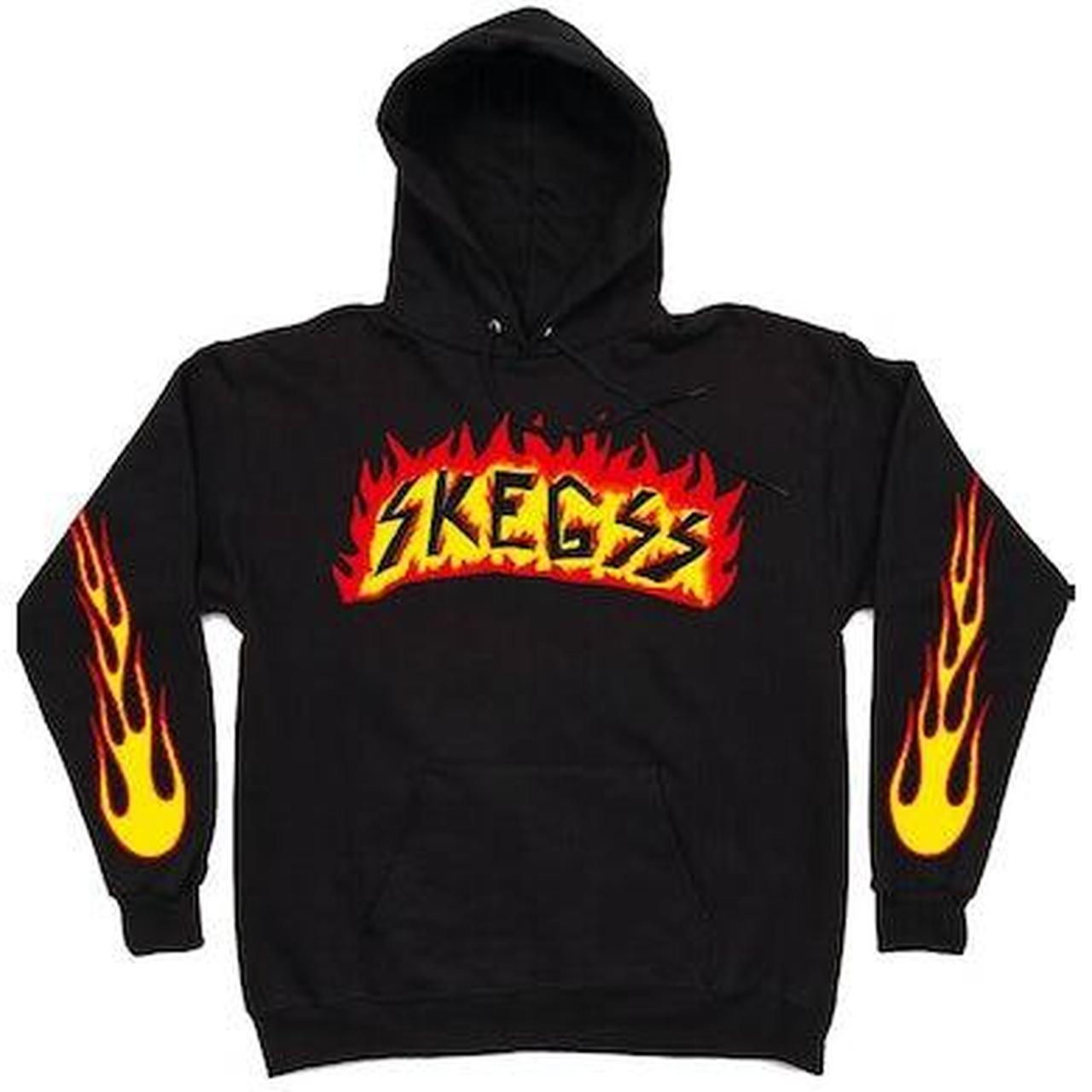 Authentic Skegss flame hoodie extra large XL. This... - Depop