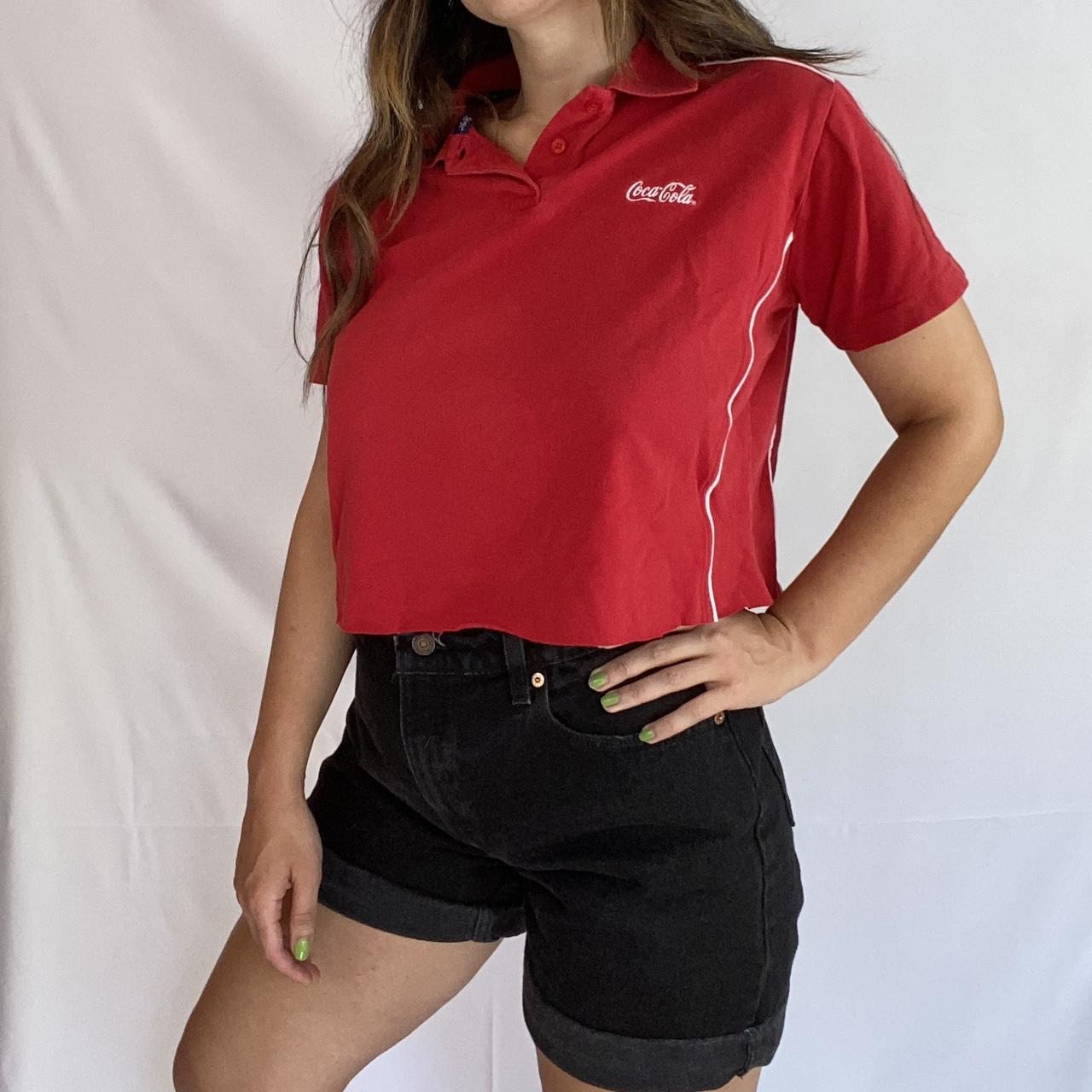 Coca-Cola Women's Crop-top | Depop