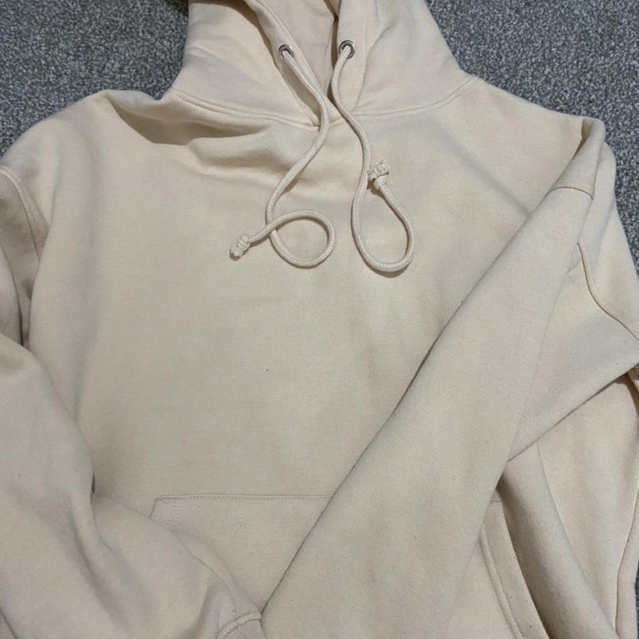 missguided oversized sand hoodie size small #hoodie... - Depop