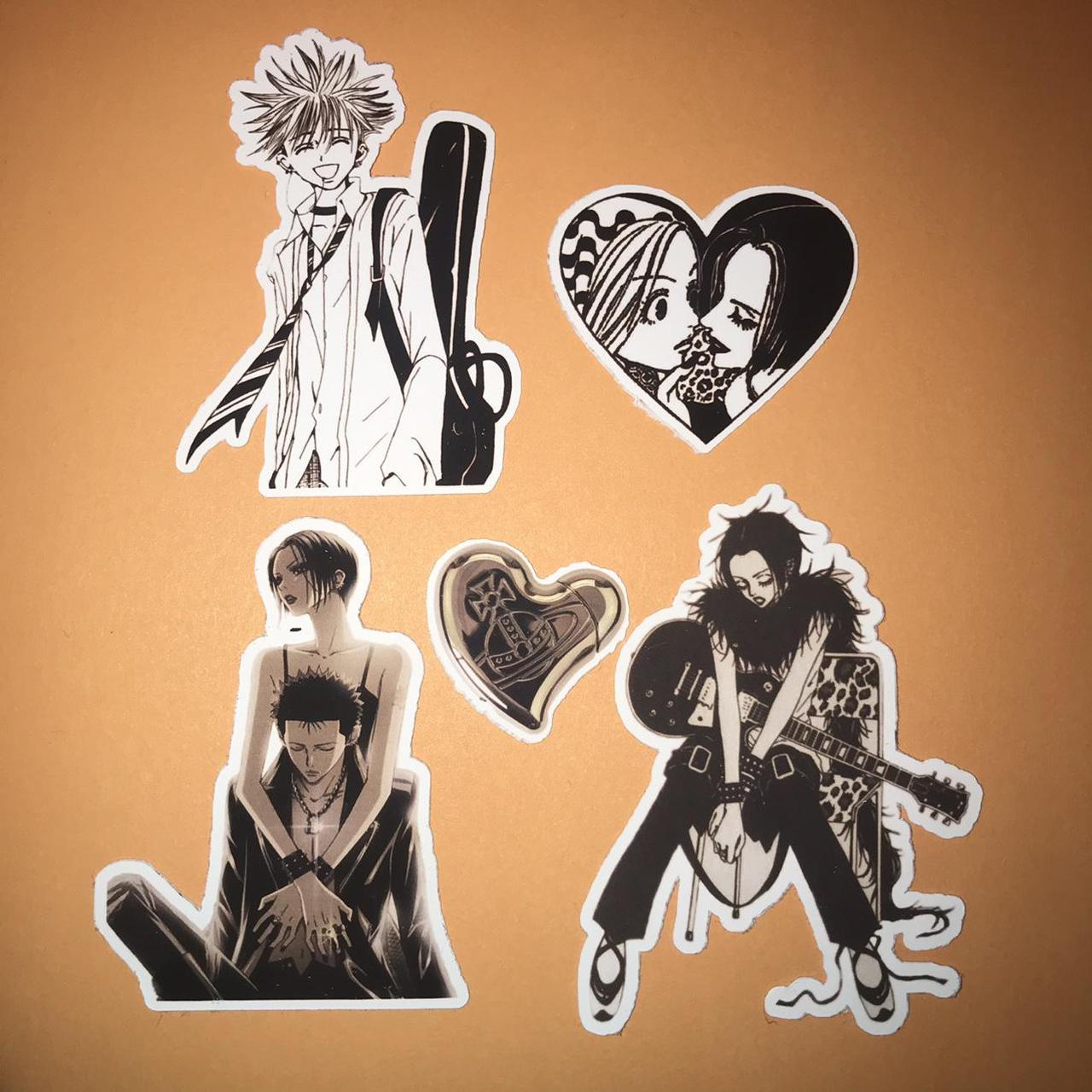 Nana anime stickers -Includes all that is shown... - Depop