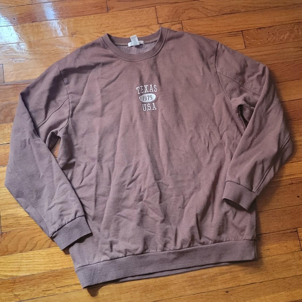 Brown Pacsun Crewneck. Texas Sweatshirt. -material... - Depop