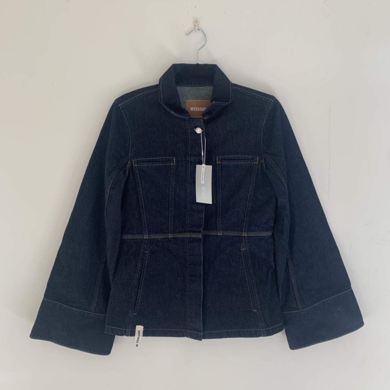 Weekday flared sleeve denim jacket - Organic and... - Depop