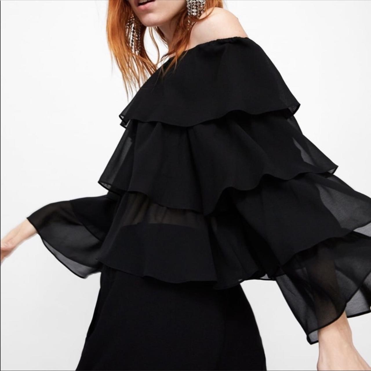 Gorgeous Zara off the shoulder ruffle blouse! Brand... - Depop