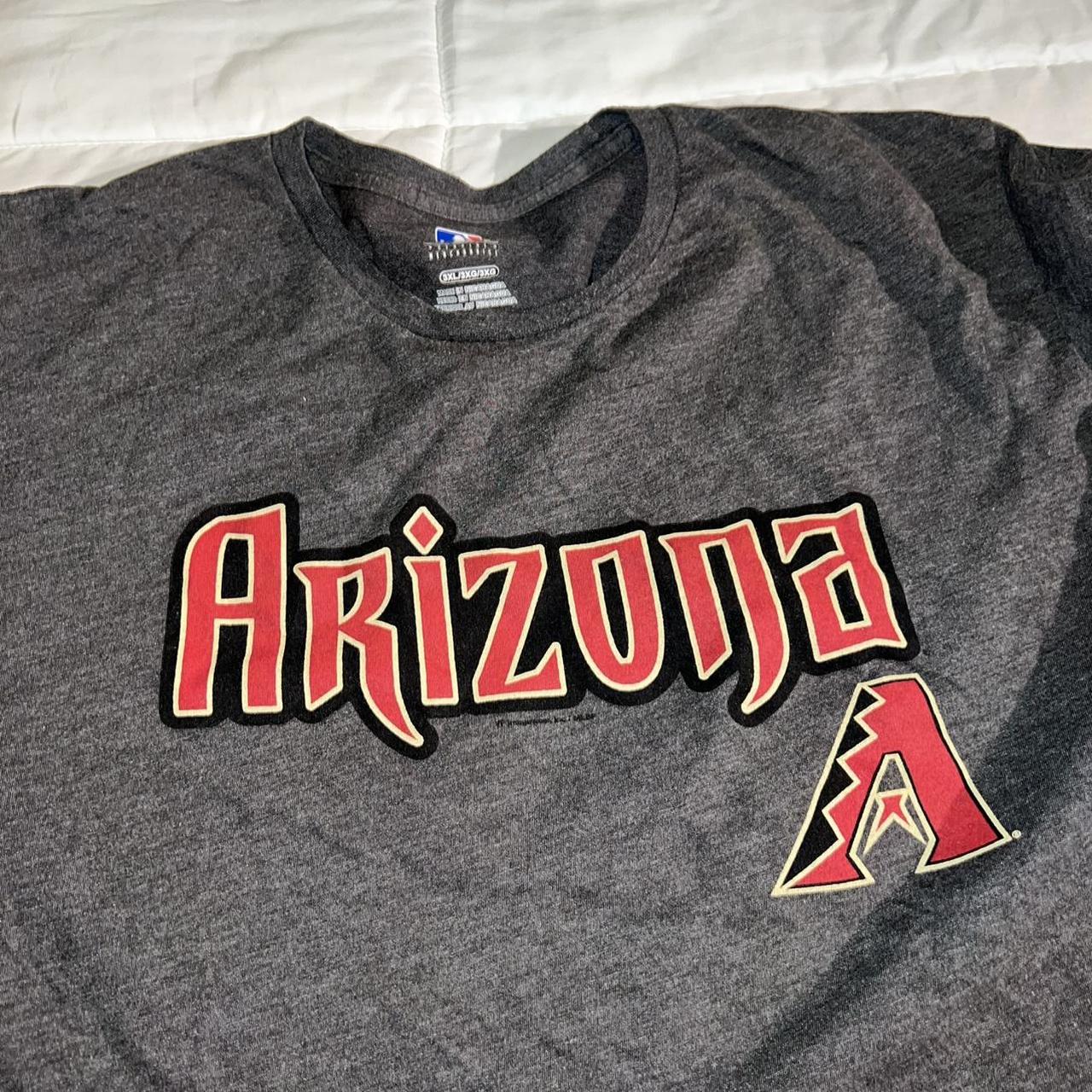 📍 Charcoal MLB ArizonaT shirt 📍Condition:... - Depop
