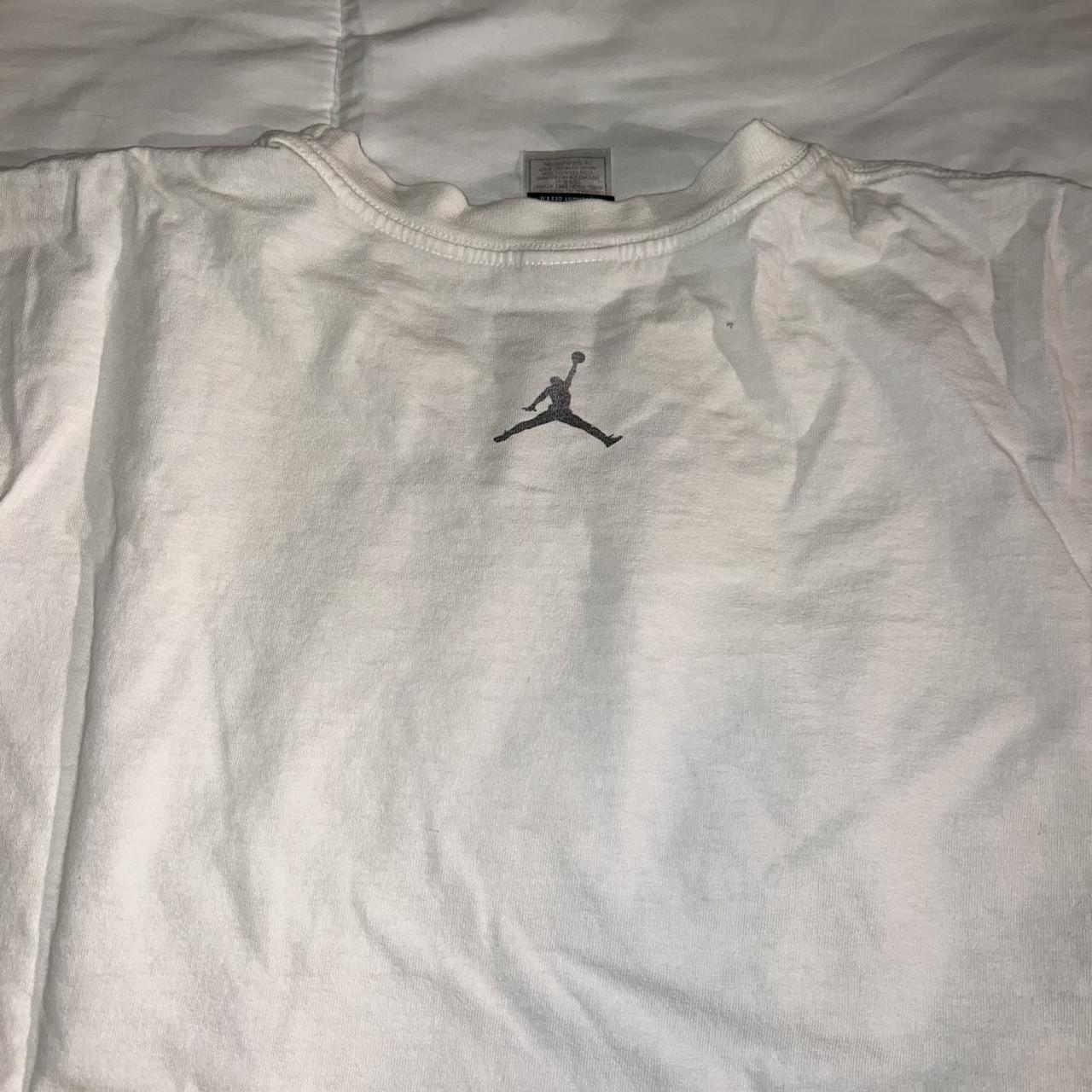 Jordan Men's White T-shirt | Depop