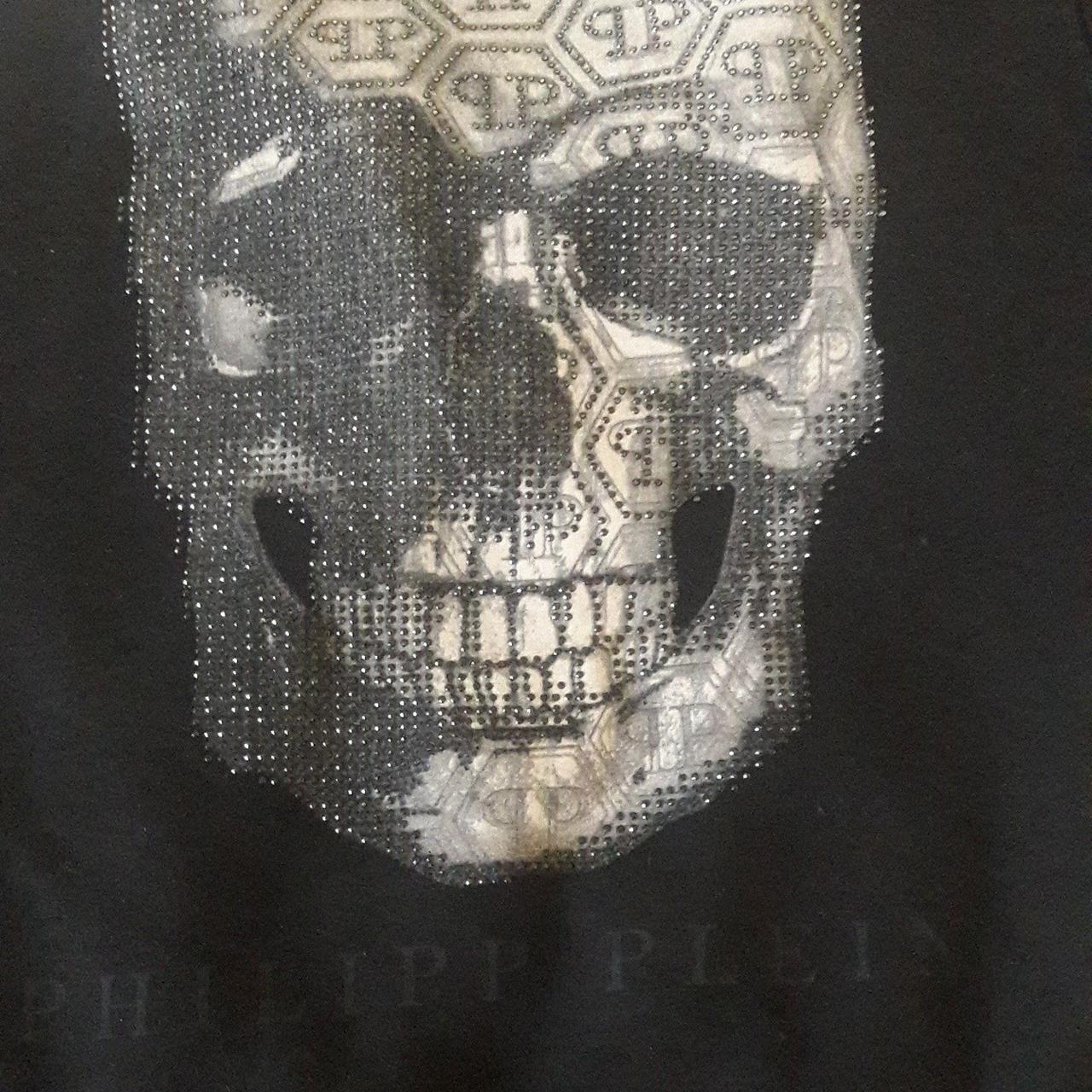 Philipp Plein crystal skull jacket Medium Has been... - Depop