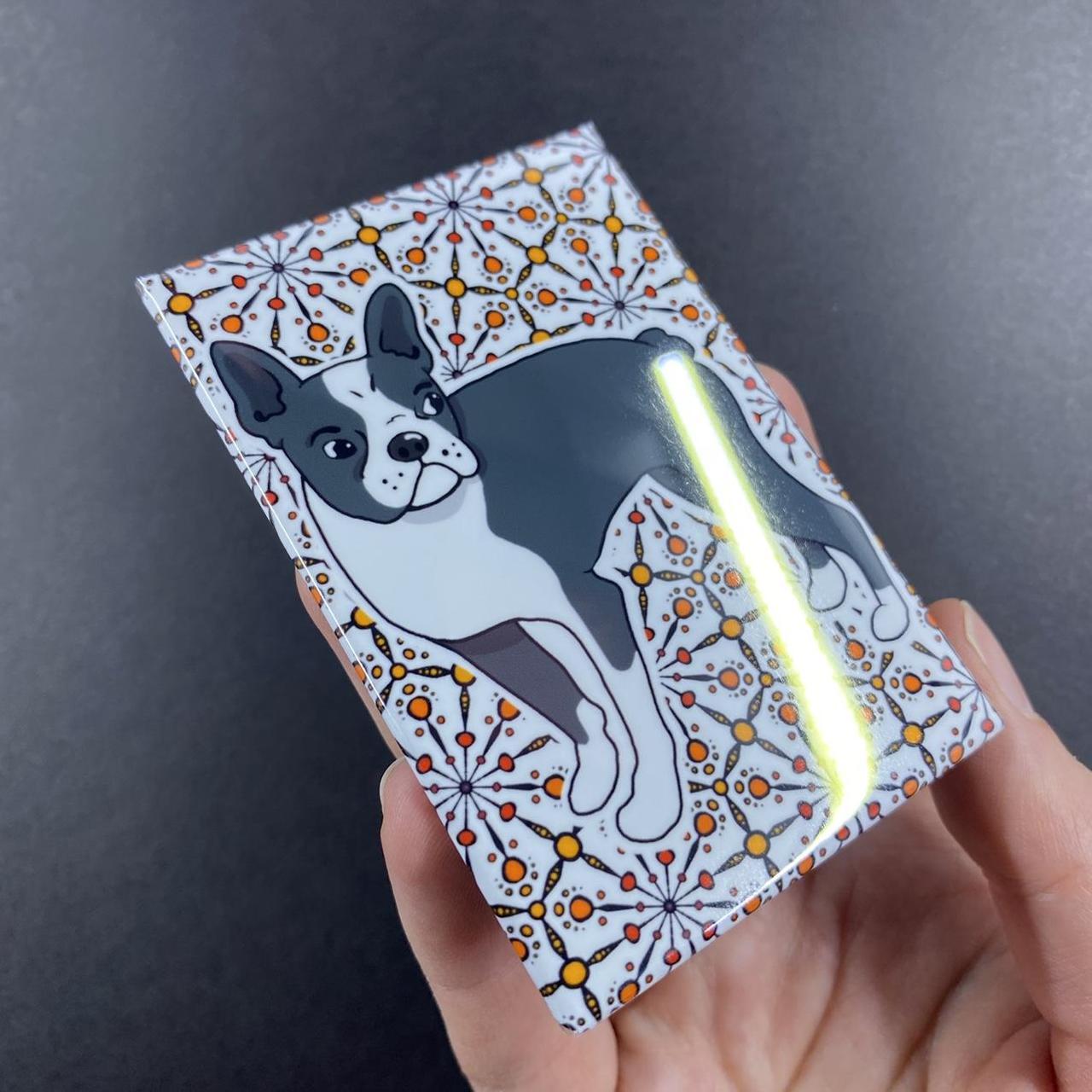 Retro Boston Terrier Magnet - Handmade Dog Gifts &... - Depop