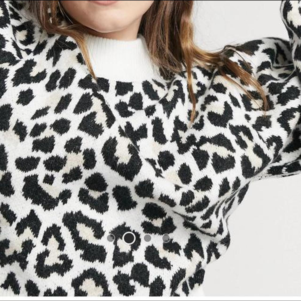 Asos design leopard print jumper Worn a handful of... - Depop