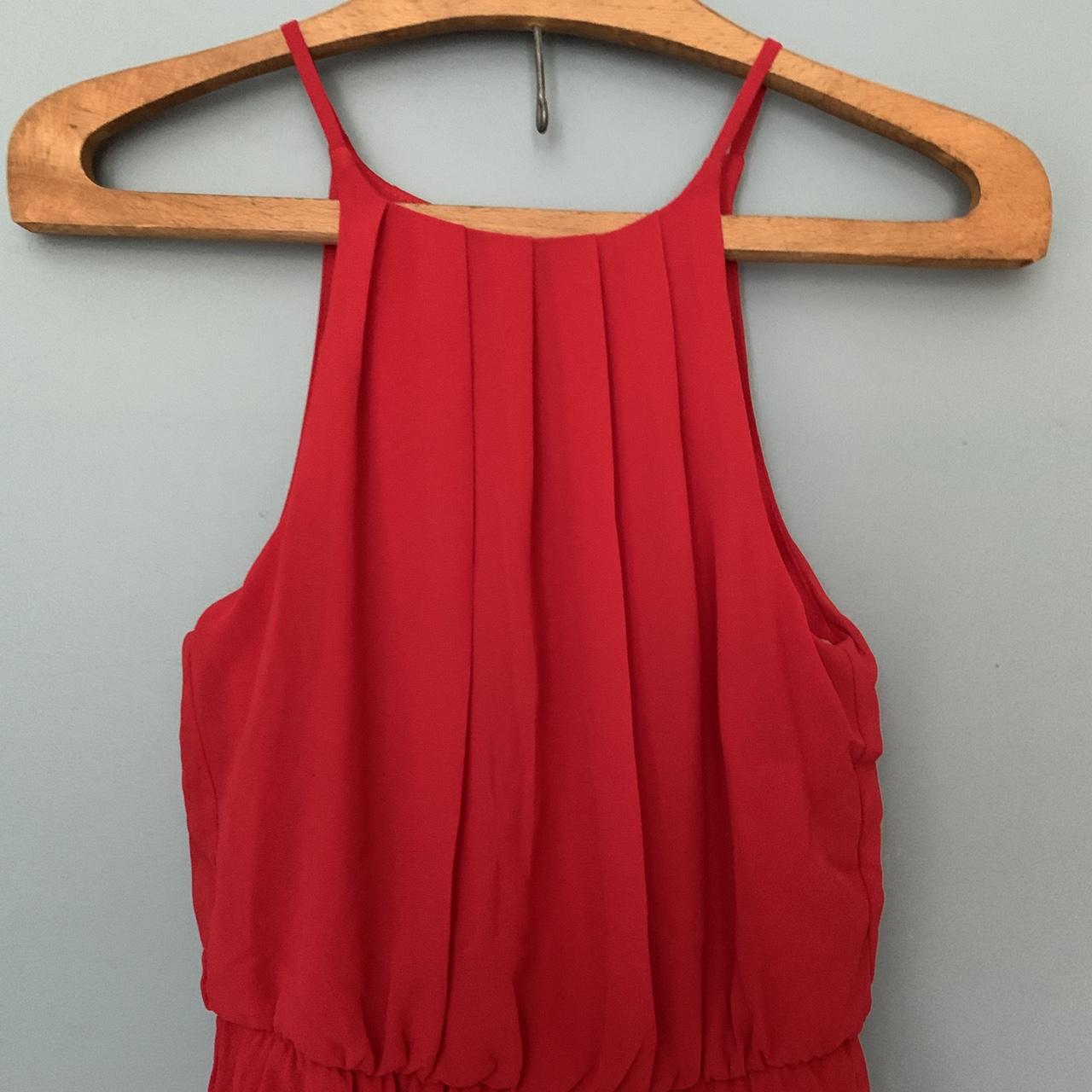 Trendy red a line style dress from francescas Brand... - Depop