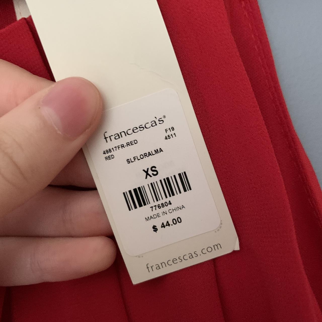 Trendy red a line style dress from francescas Brand... - Depop