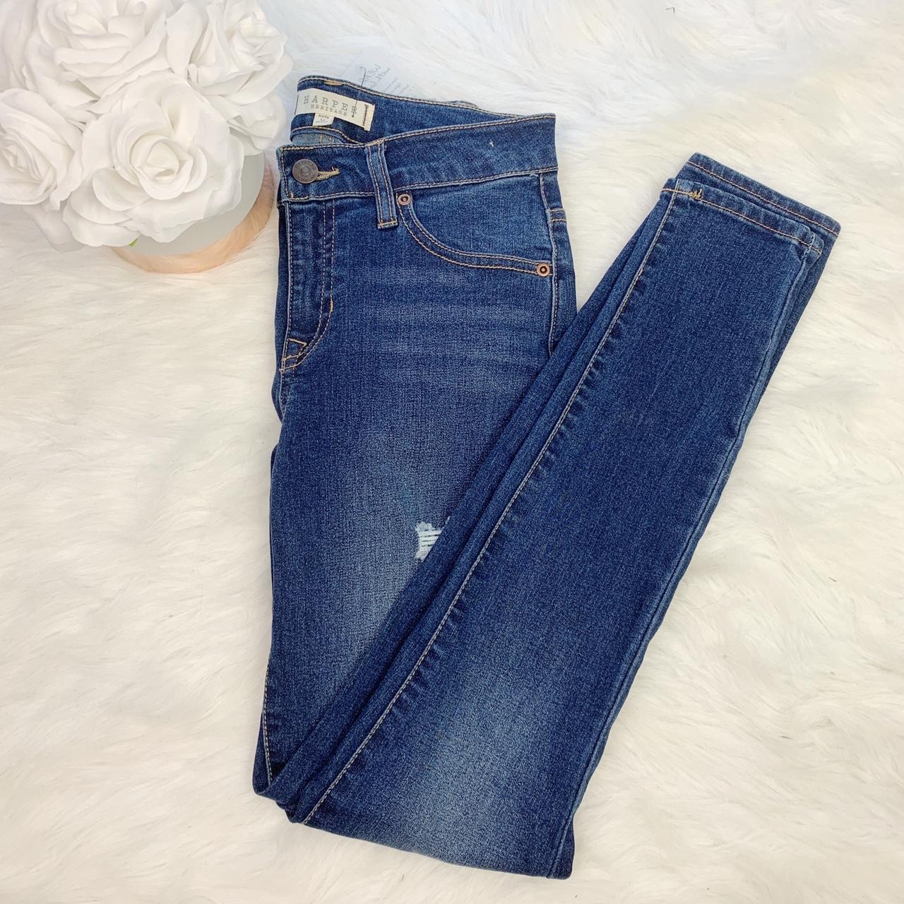 Brand new with tags Francescas medium wash mid rise... - Depop