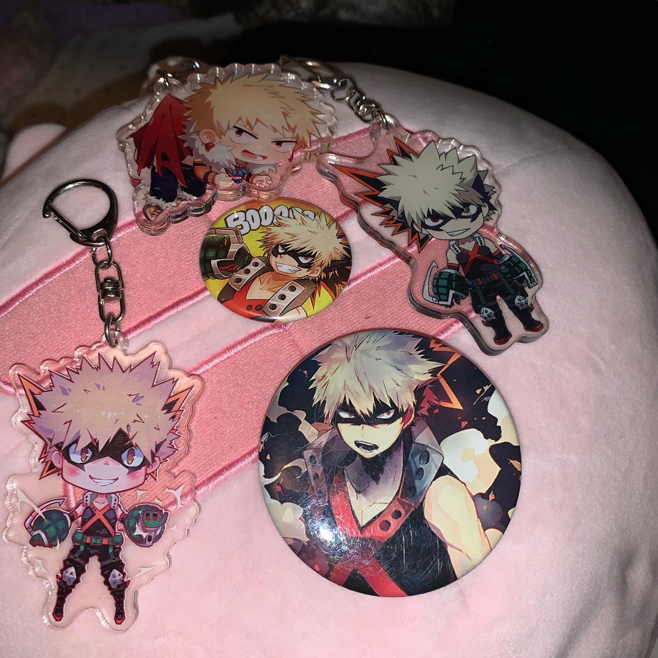 💥BAKUGOU KATSUKI BUNDLE!!!!! madeup of keychains and... - Depop