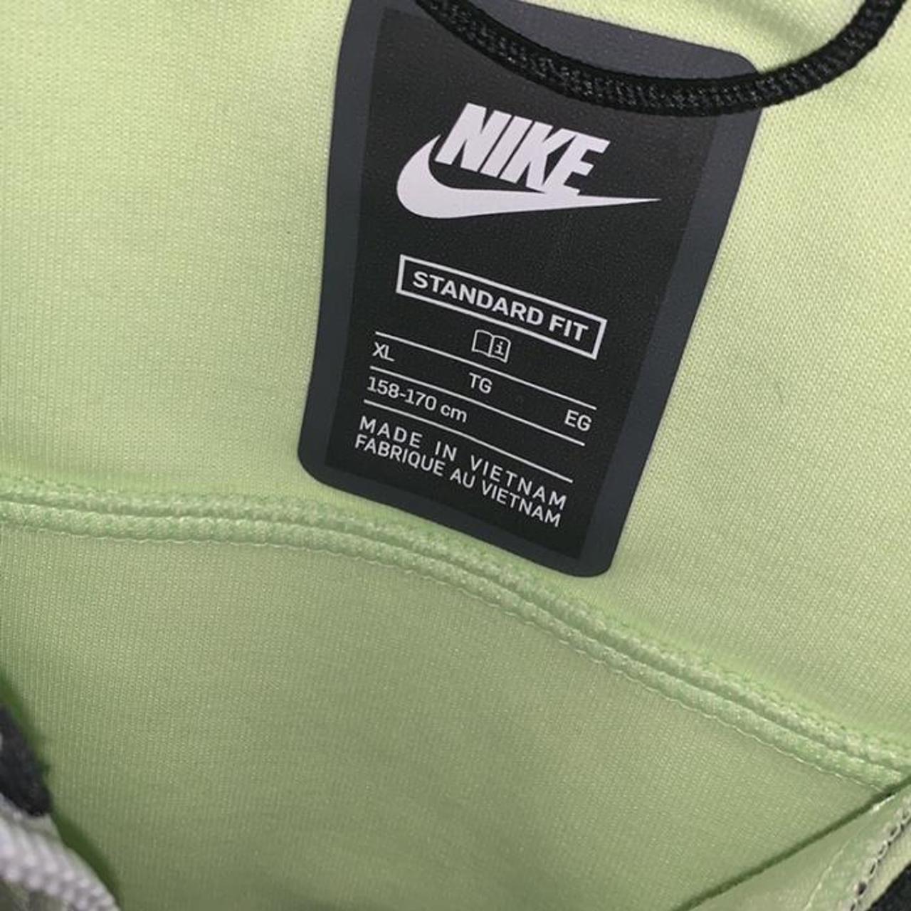 Nike tech fleece hoodie liquid lime Boys Nike tech... - Depop