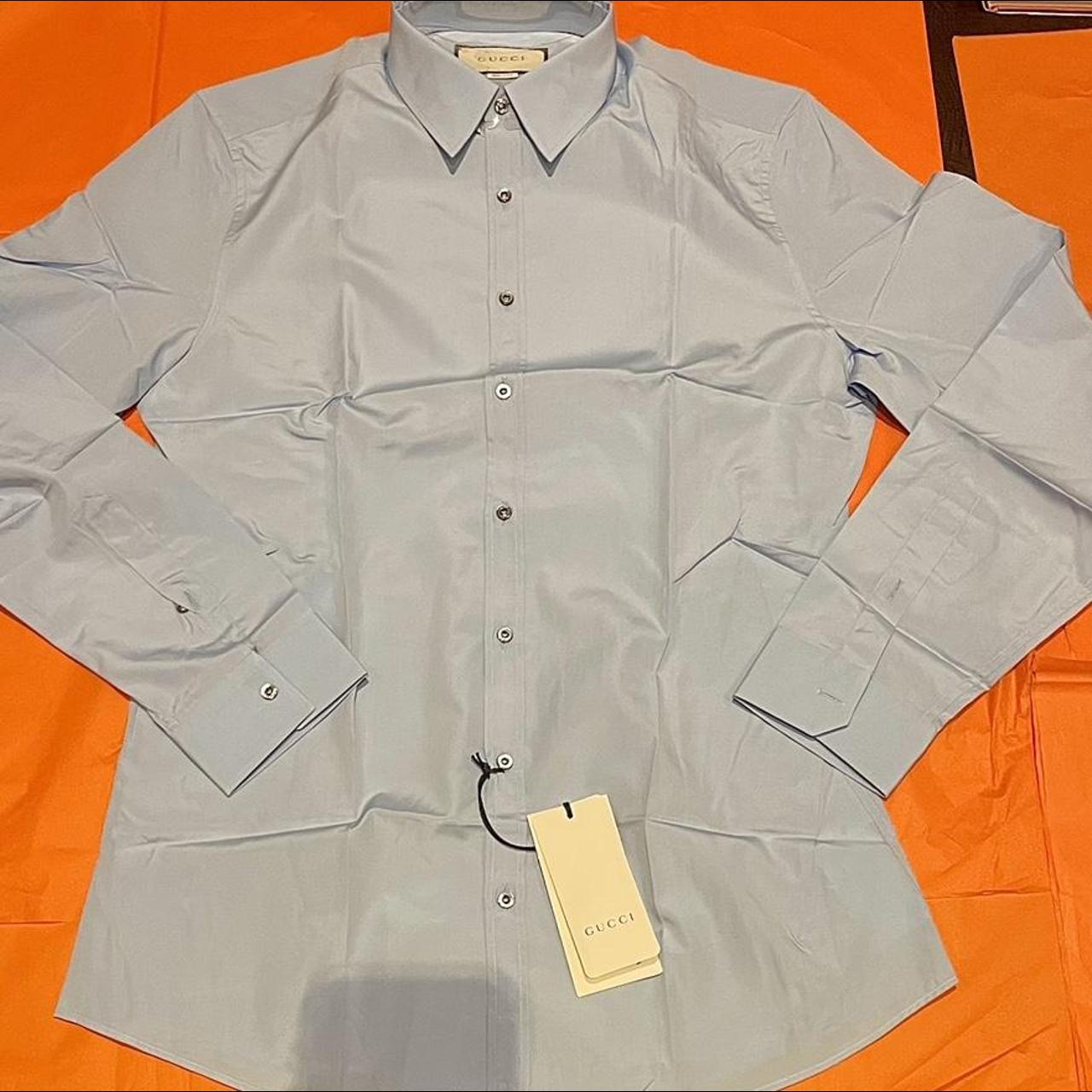 Brand new Gucci button up Shirt Regular fit 100%... - Depop