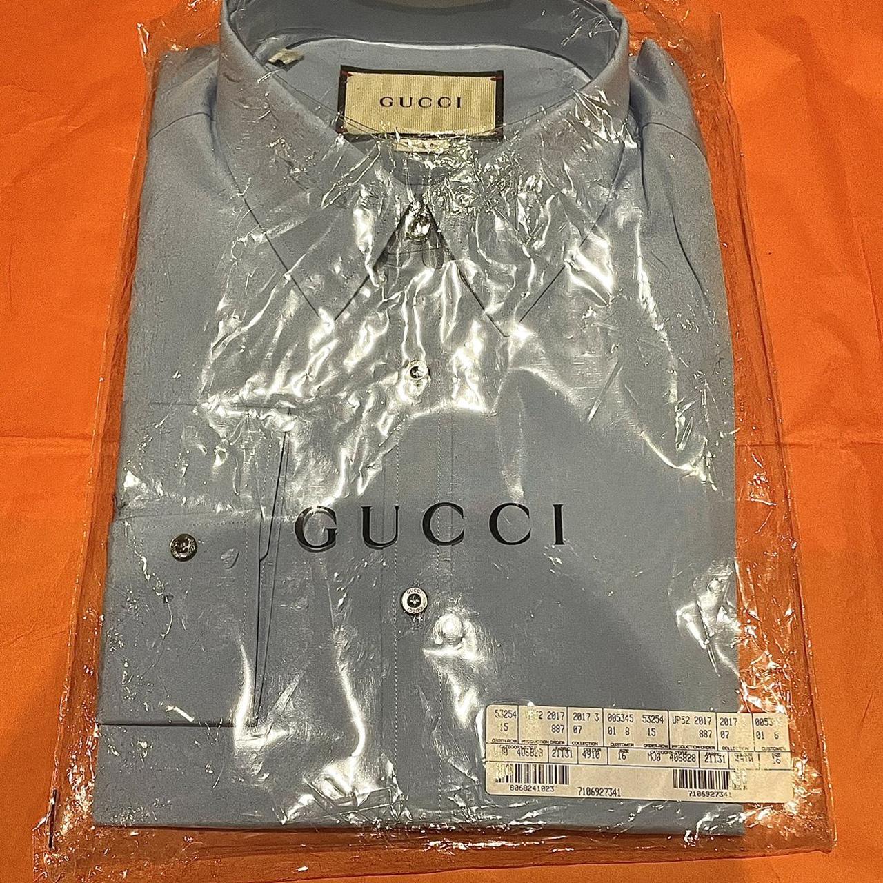 Brand new Gucci button up Shirt Regular fit 100%... - Depop