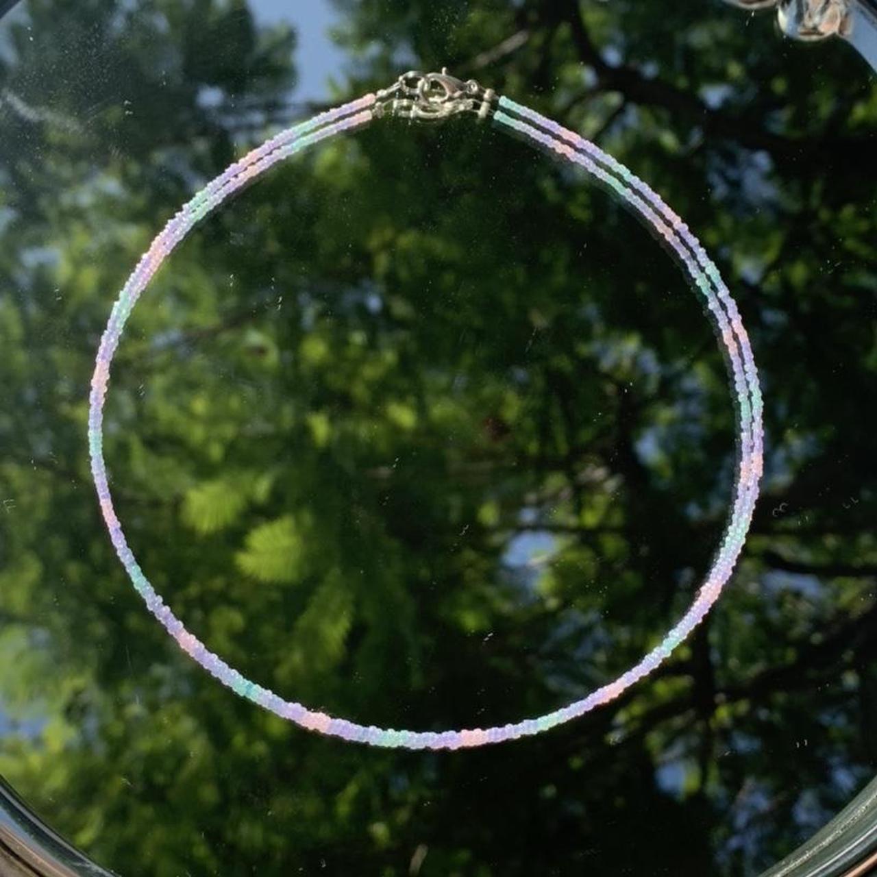 Simple pastel choker! With pink, purple, blue, &... - Depop