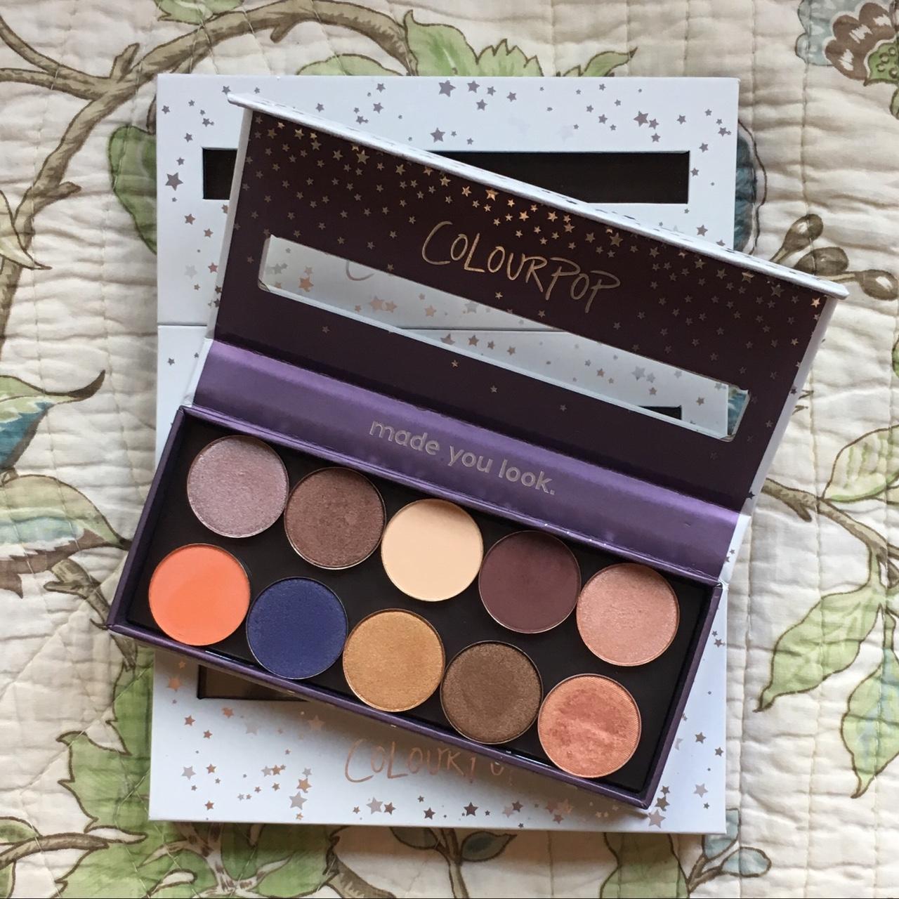 Colourpop magnetic eyeshadow palette, fits 10... - Depop