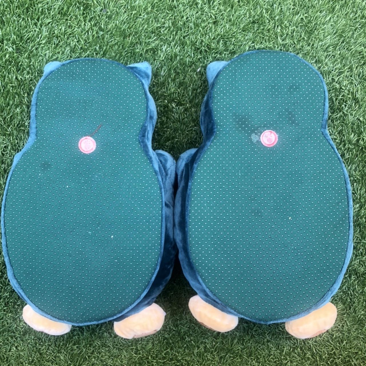 Pokémon snorlax slippers by thinkgeek Light... - Depop