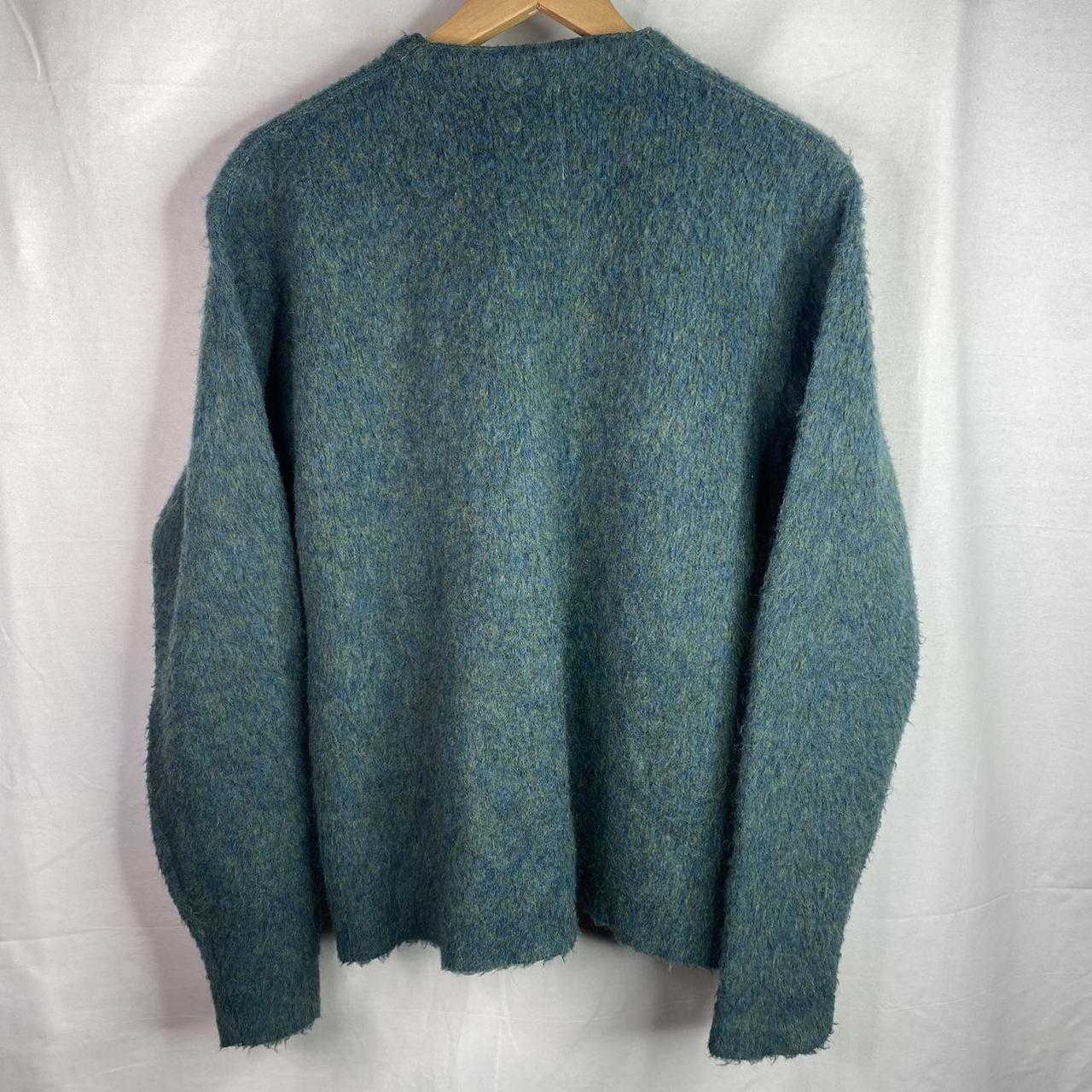 vintage mohair cardigan 70s grunge kurt cobain carti... - Depop