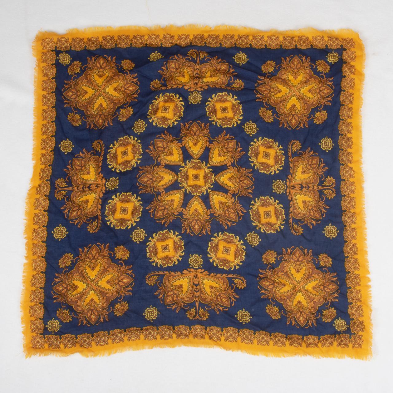 Bright and colourful scarf with kaleidoscopic... - Depop