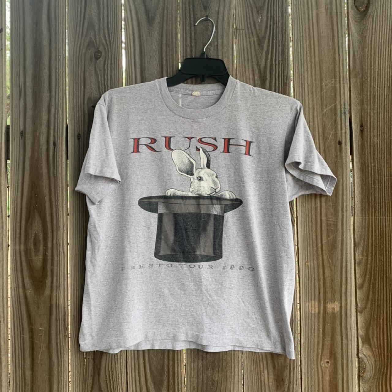 Vintage 90s Rush band 1990 Presto Concert Tour... - Depop