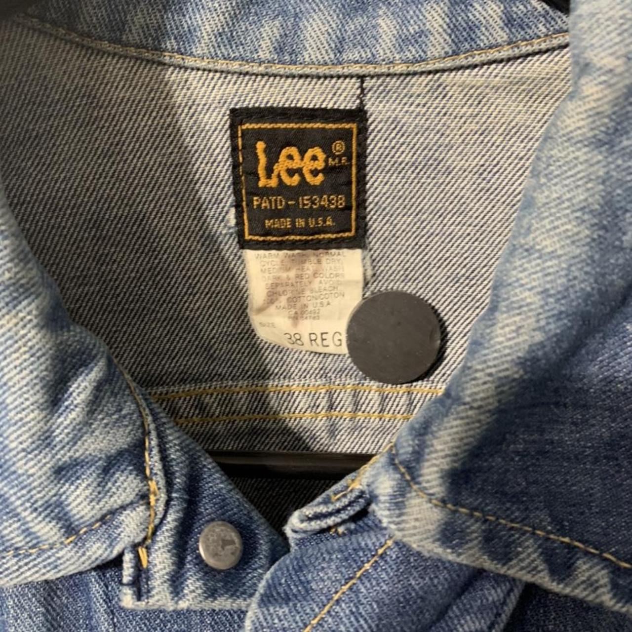 Vintage Lee patd-153438 jean jacket 60s 70s work... | Depop
