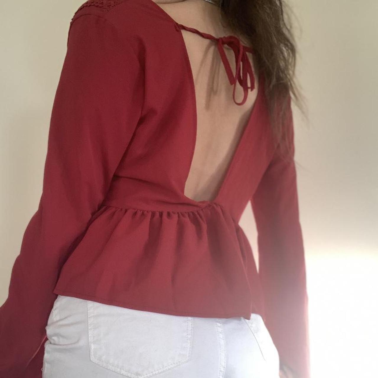 Adorable Red Flowy Top Bohemian babe vibes!! This... - Depop