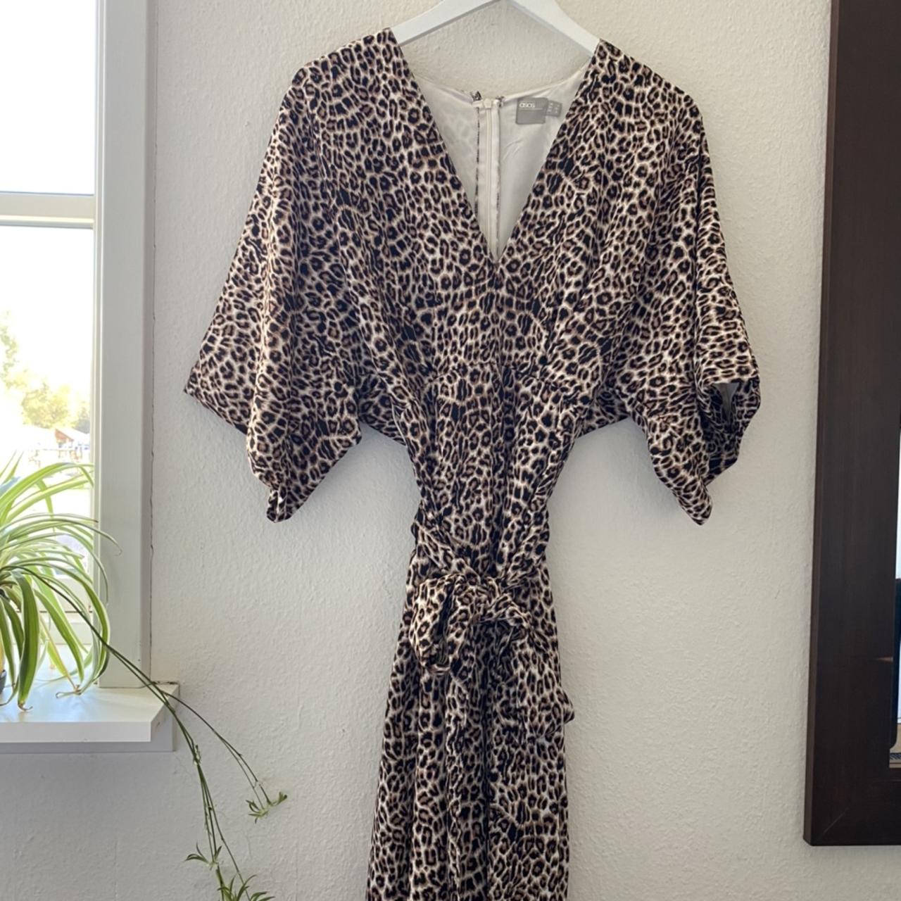 “Asos” leopard dress - never worn so in perfect... - Depop