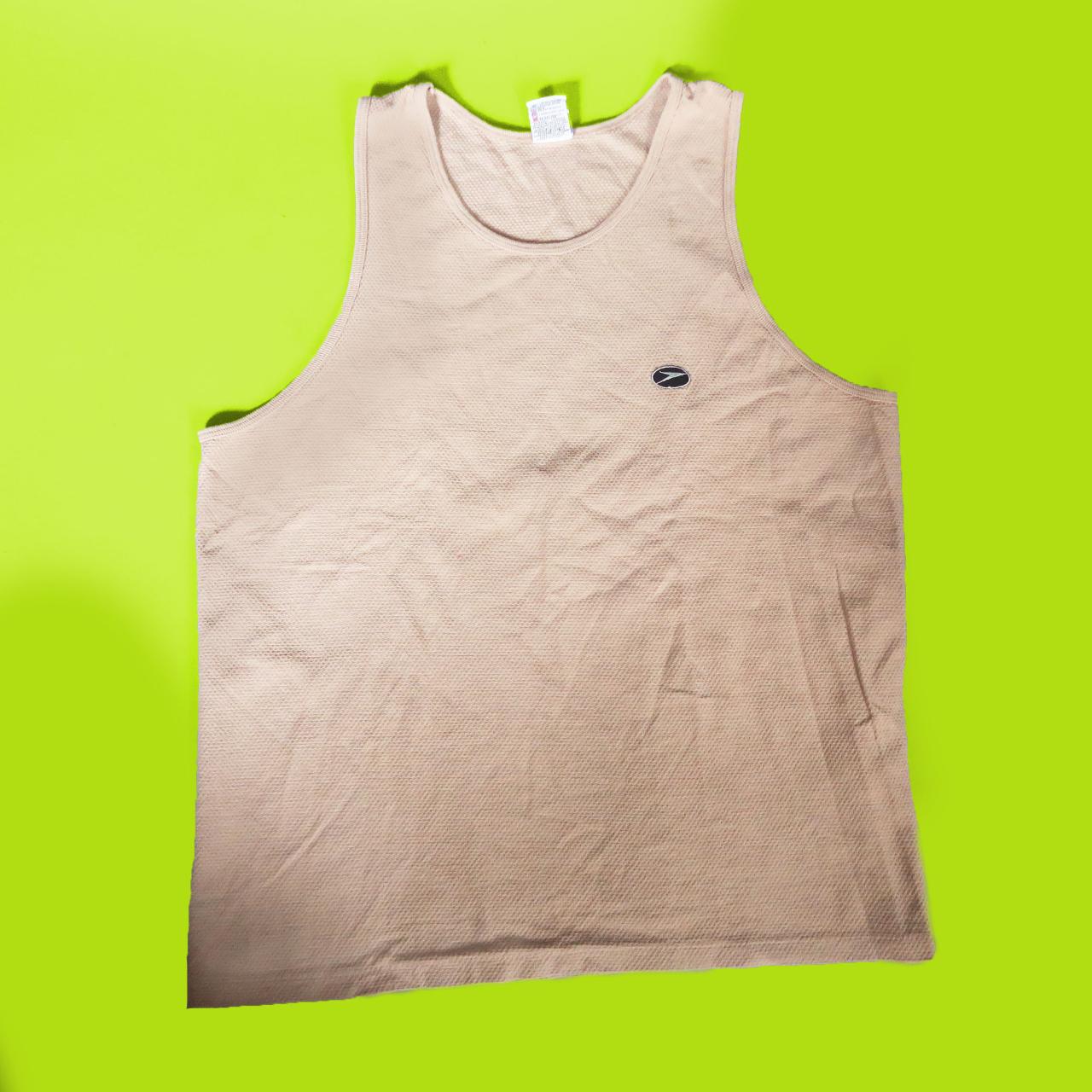 Speedo beige tank 1998 made in USA L 22 / 27.5... - Depop