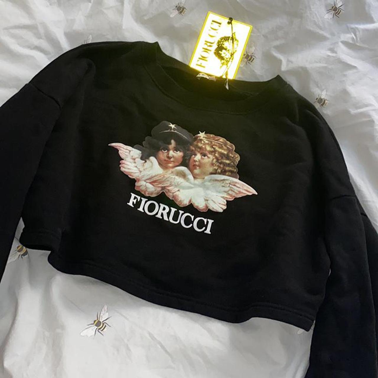 Fiorucci angels crop sweatshirt. Size small. Amazing... - Depop