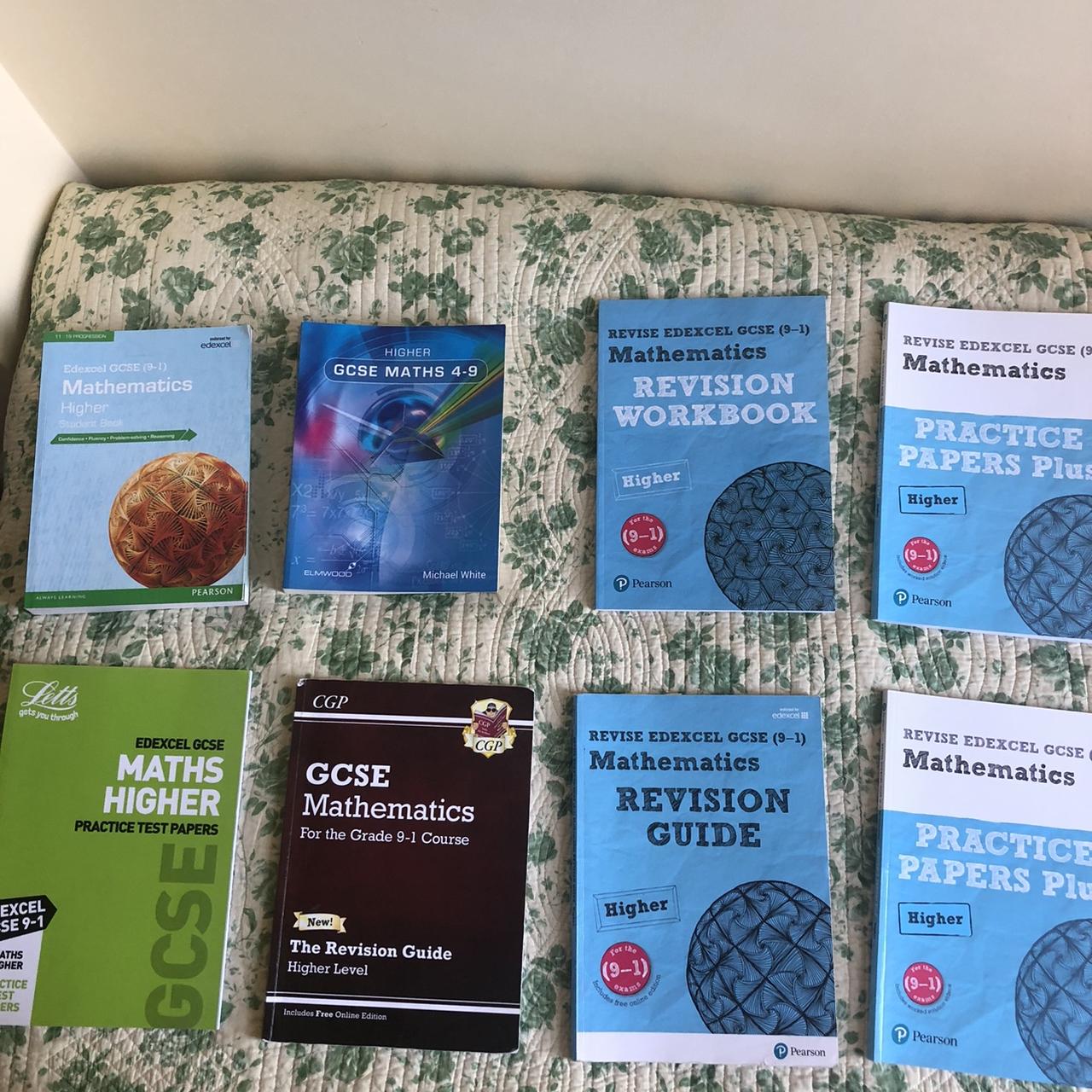 GCSE EDEXCEL MATHS REVISION BOOKS Nearly all BRAND... - Depop