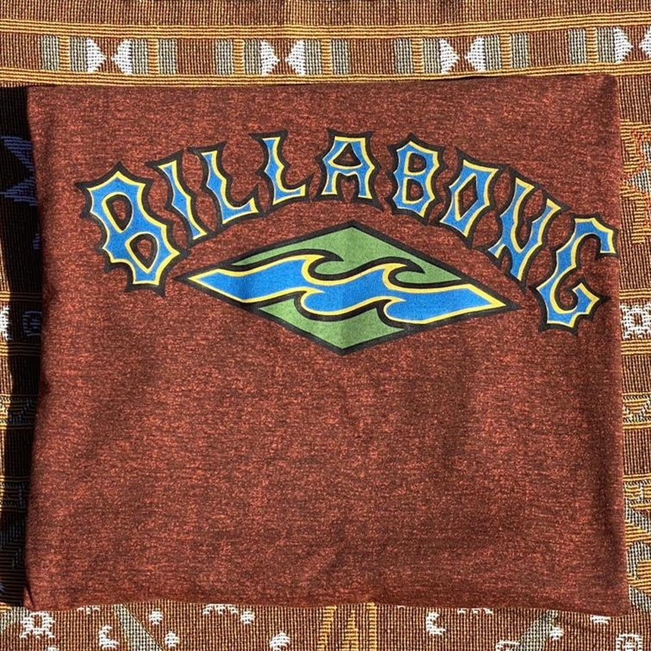Vintage 90s Bootleg Billabong Wave Logo... - Depop