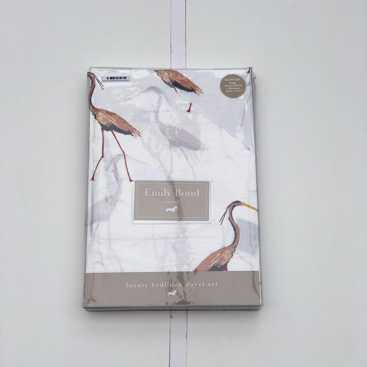 Emily Bond Crane single duvet cover. New... - Depop