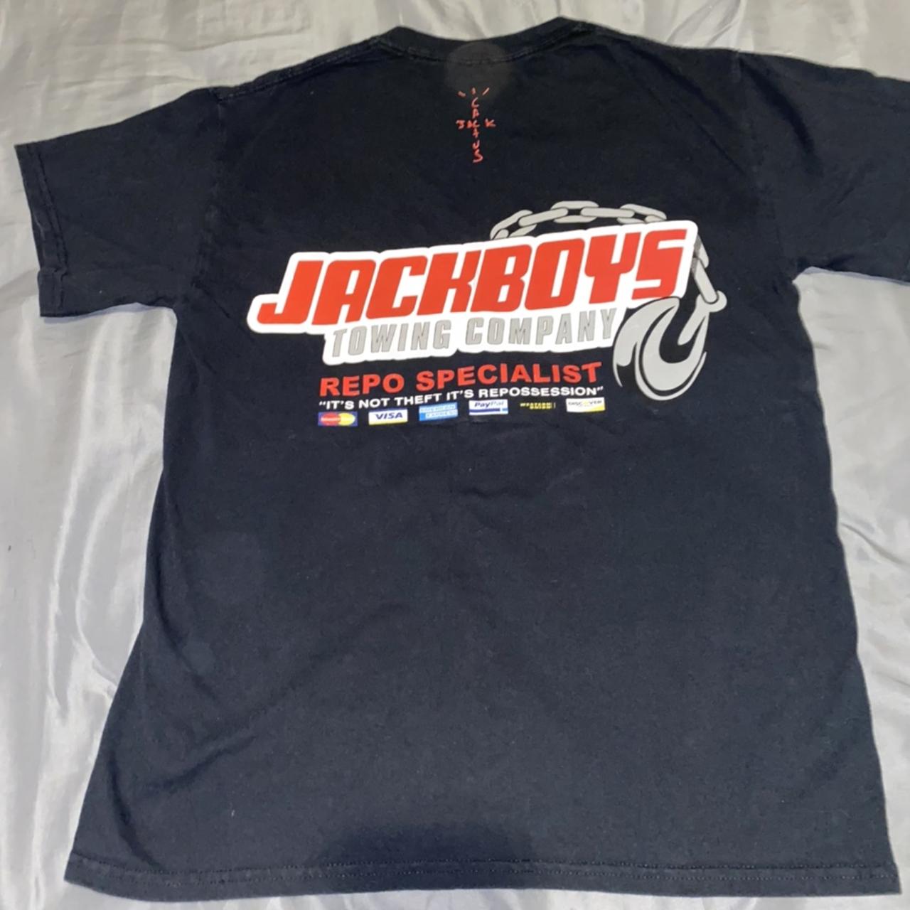 Travis Scott tee “Jackboys” album merch Sz S... | Depop