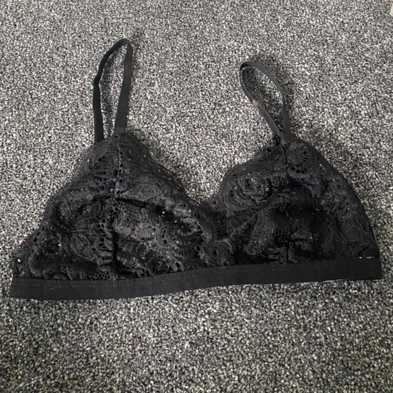 Basic Black Lace Bralet Size Medium Would Look So Depop