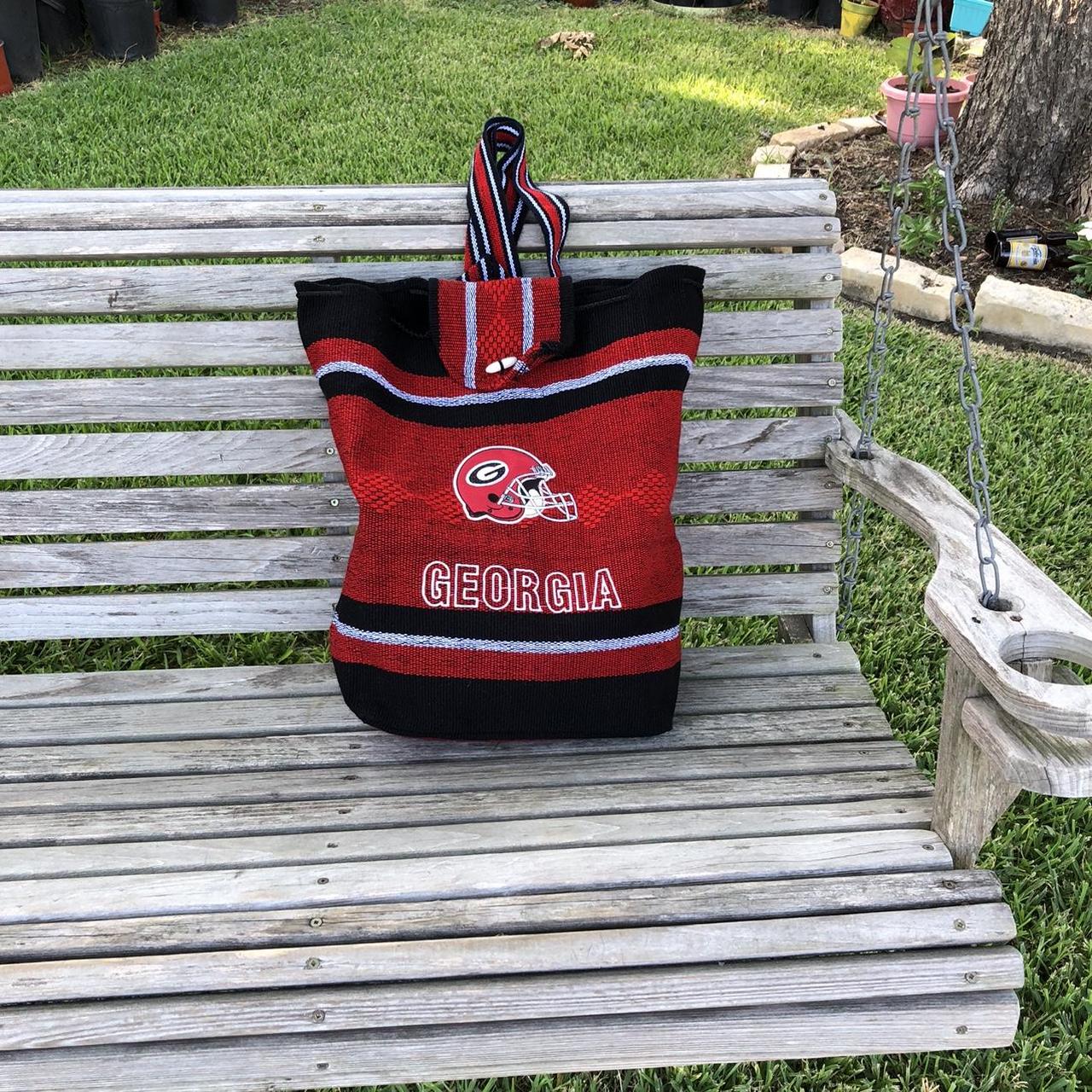 Gerogia Backpack Football georgia backpack / red... - Depop