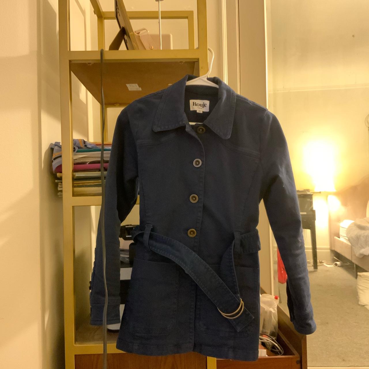 Rouje Claude Safari Denim Jacket Excellent... - Depop