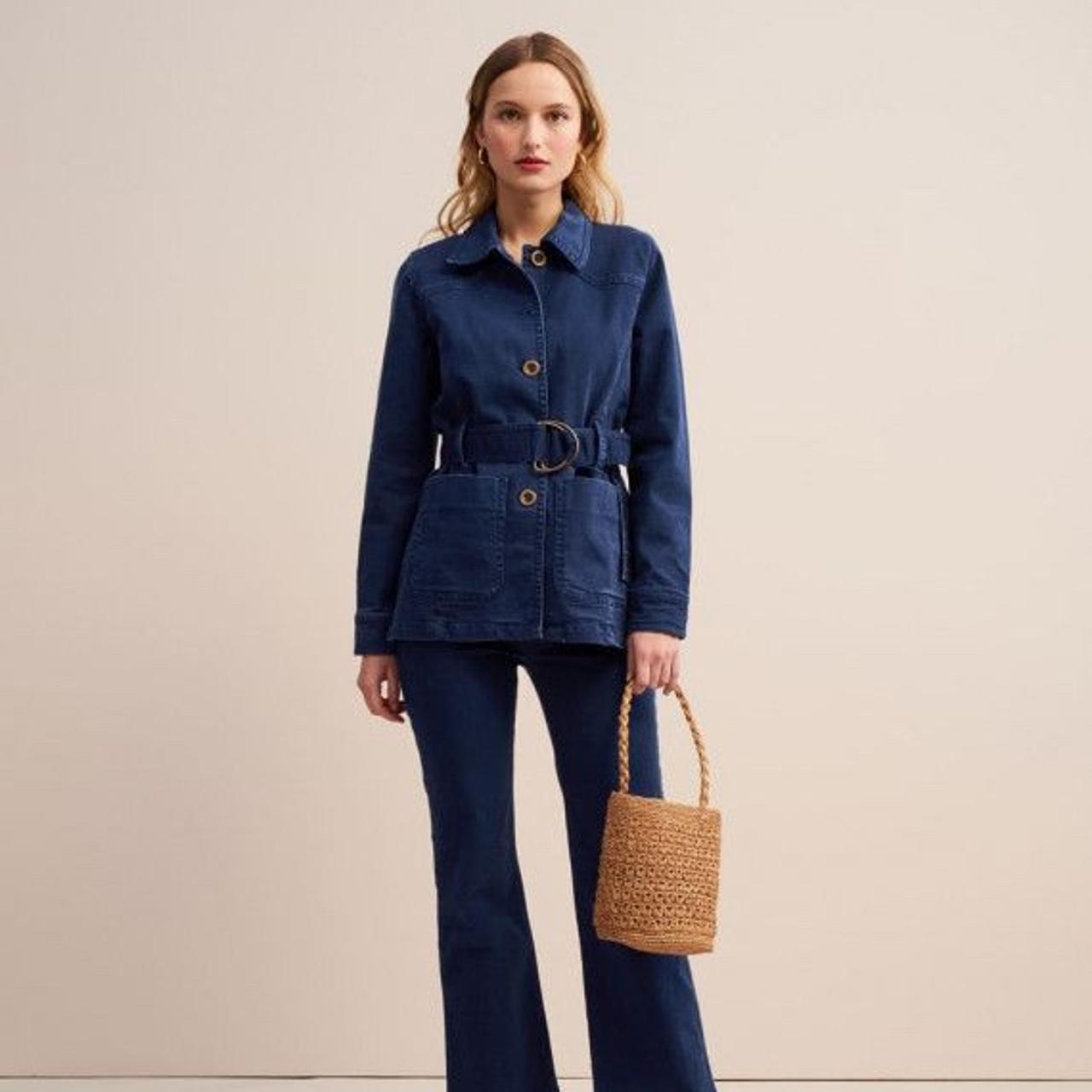 Rouje Claude Safari Denim Jacket Excellent... - Depop