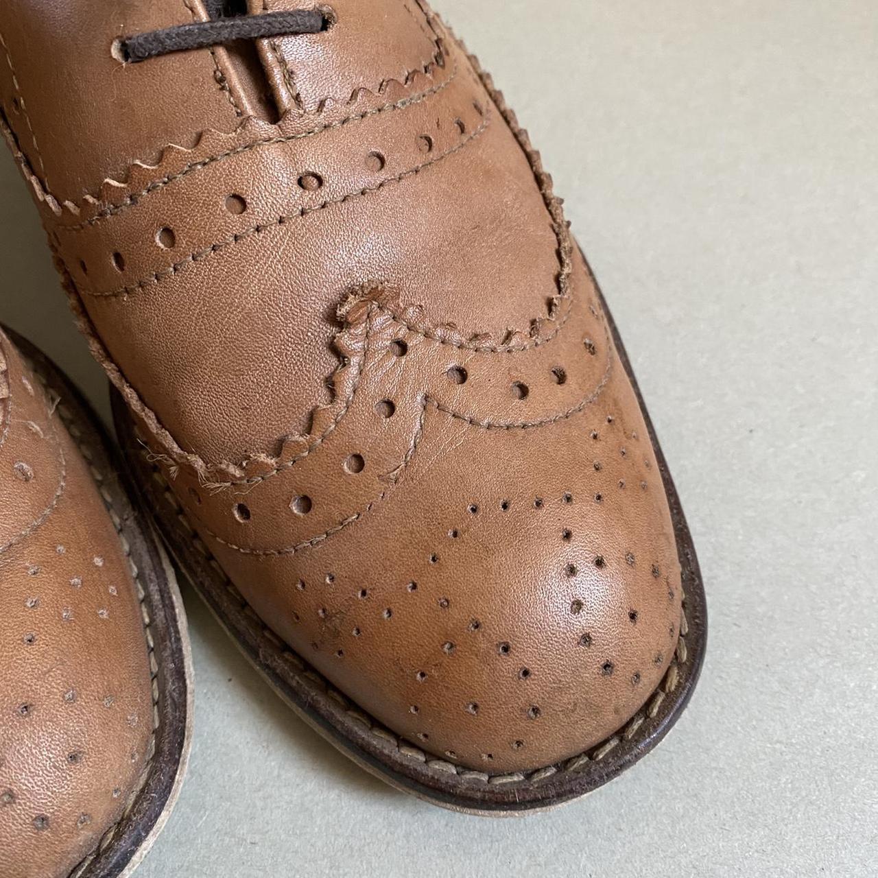 Lovely pair of tan brogues. Size UK5/38 EUR. They... - Depop