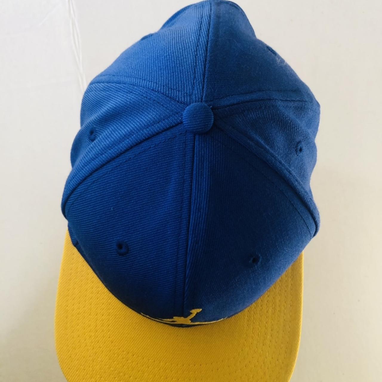Jordan Men's Yellow and Blue Hat | Depop