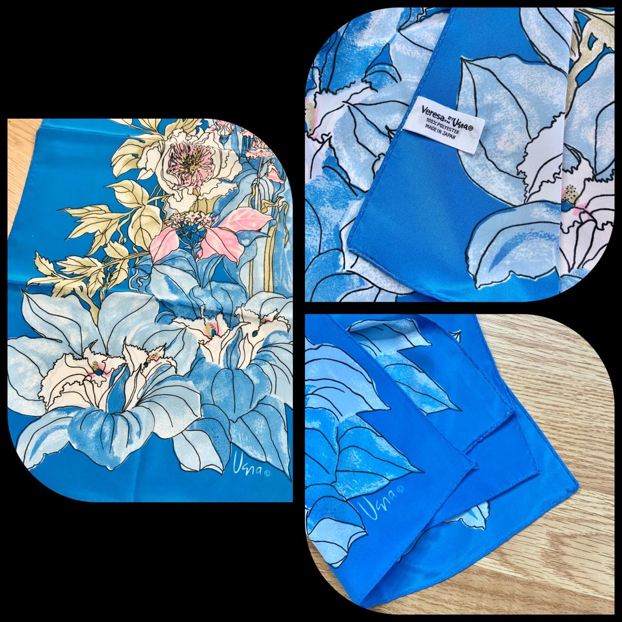 Gorgeous blue polyester long scarf by Vena. This... - Depop