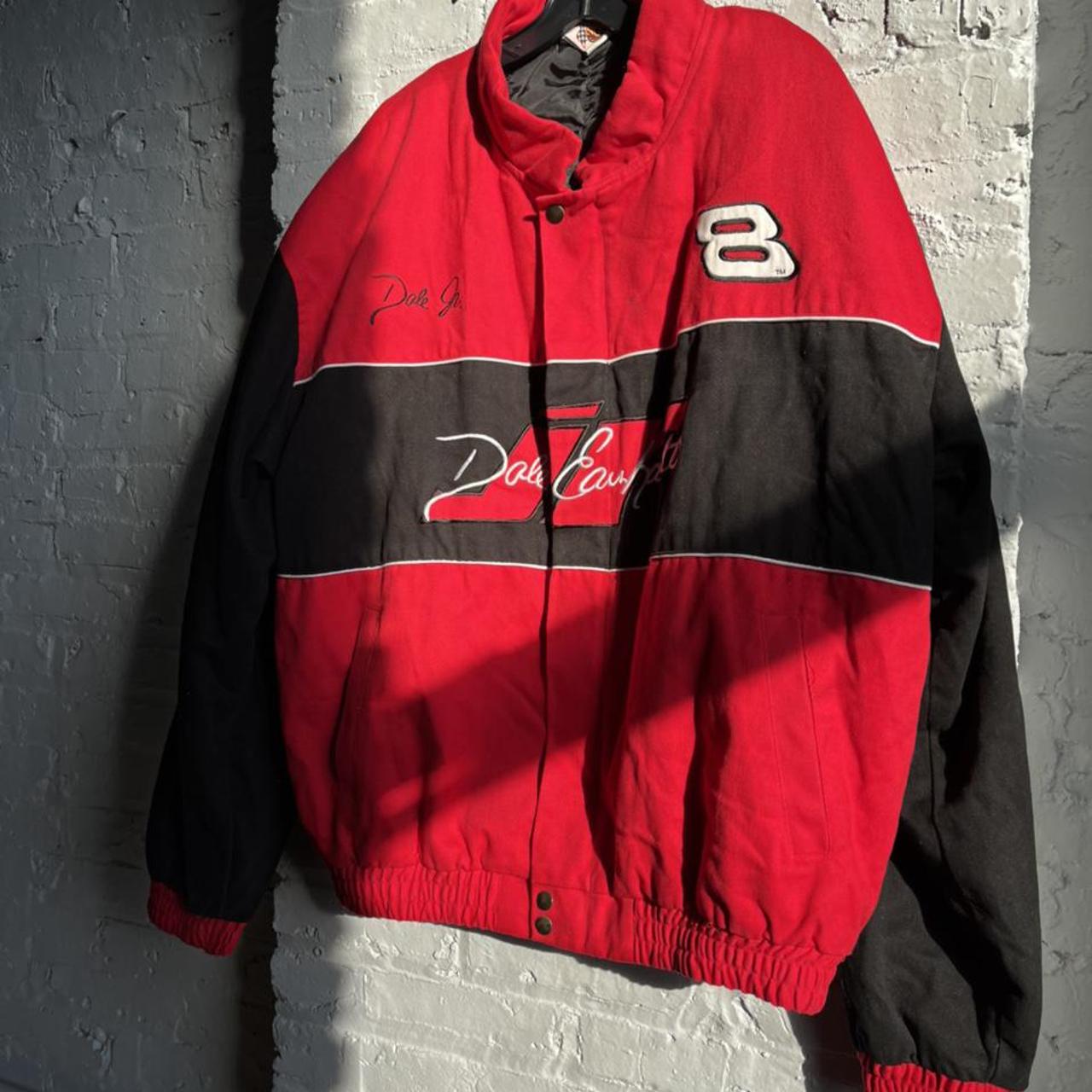 Dale Earnhardt Jr denim race car jacket -Unisex... - Depop