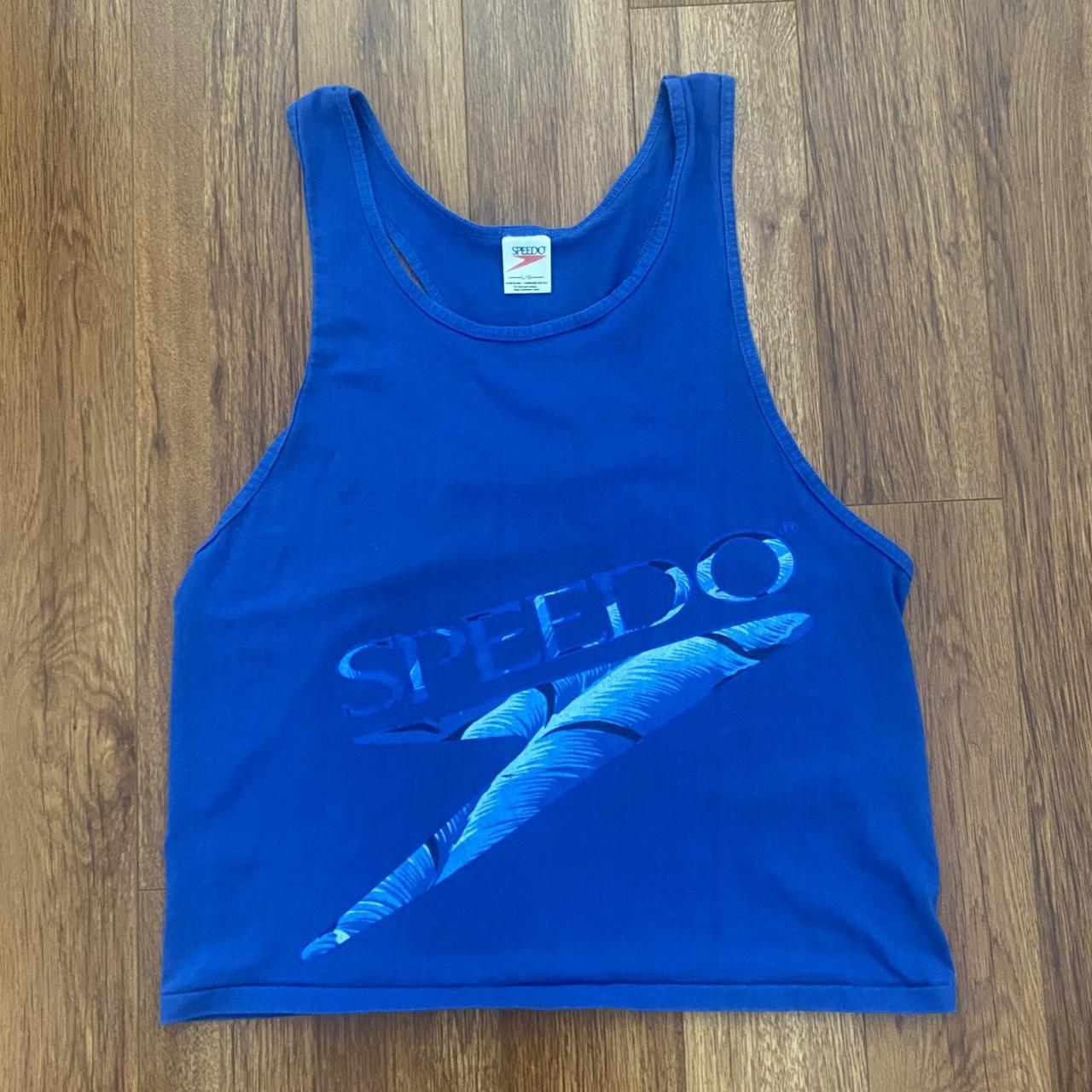 Vintage Speedo Mens Large Tank Top Product... - Depop