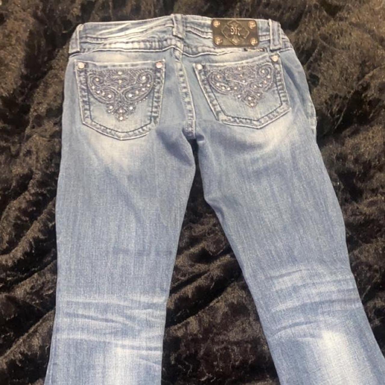 Vintage Low Rise Miss Me Jeans💕 a 2000s... - Depop