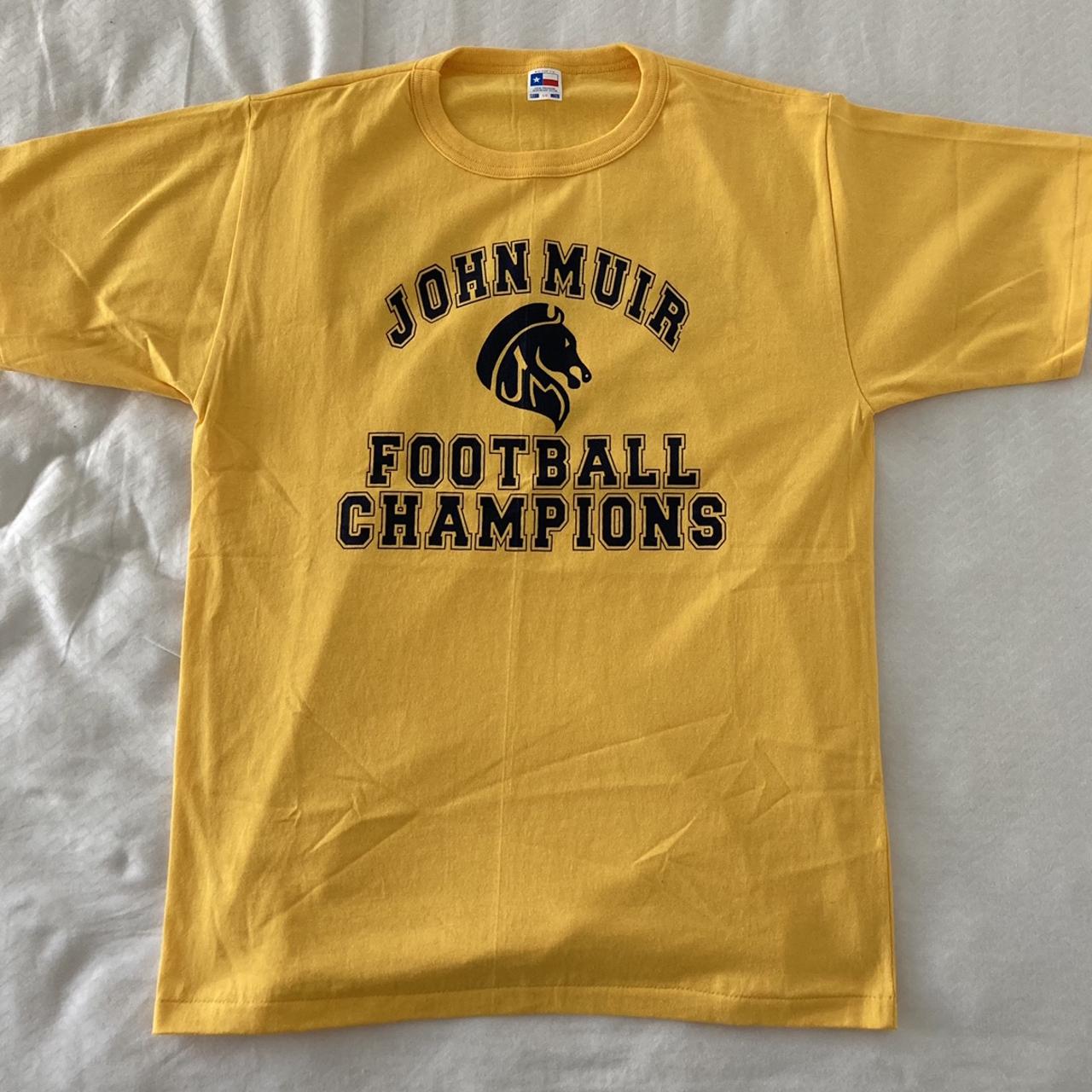 Vintage John Muir Mustangs High School football... - Depop