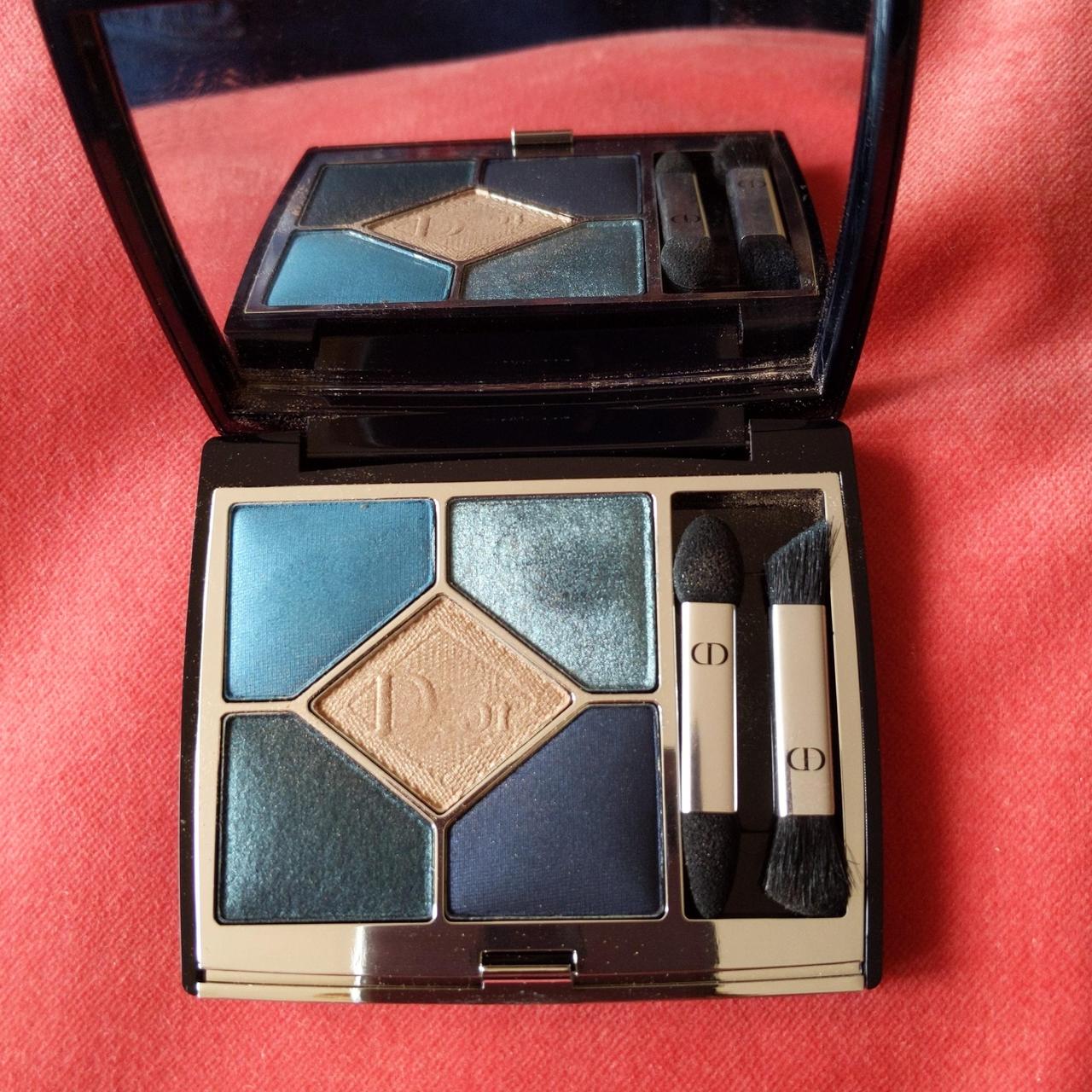 Dior 5 colour eye shadow palette. Denim. Used once,... - Depop