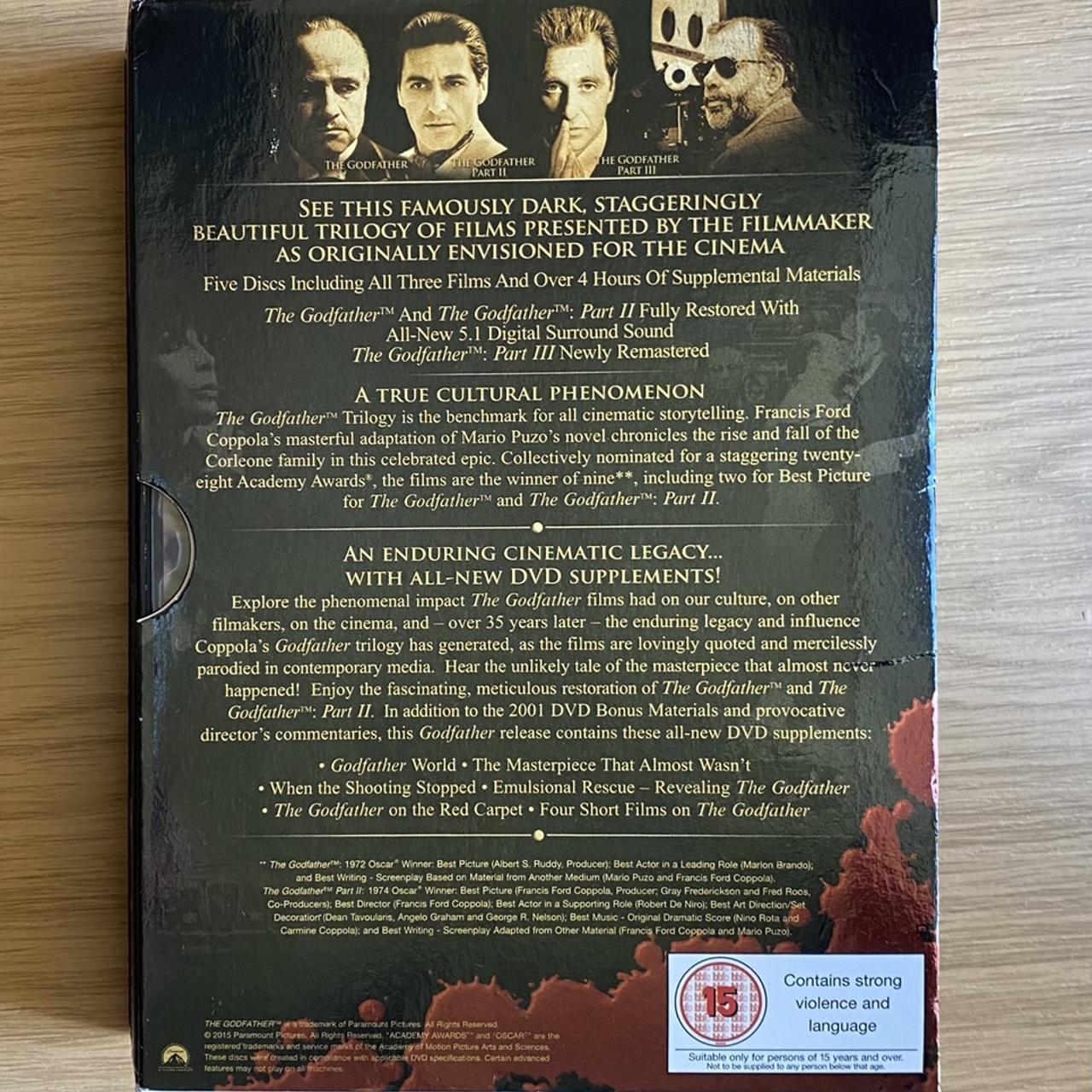The Godfather film box set Includes Godfather Part... - Depop