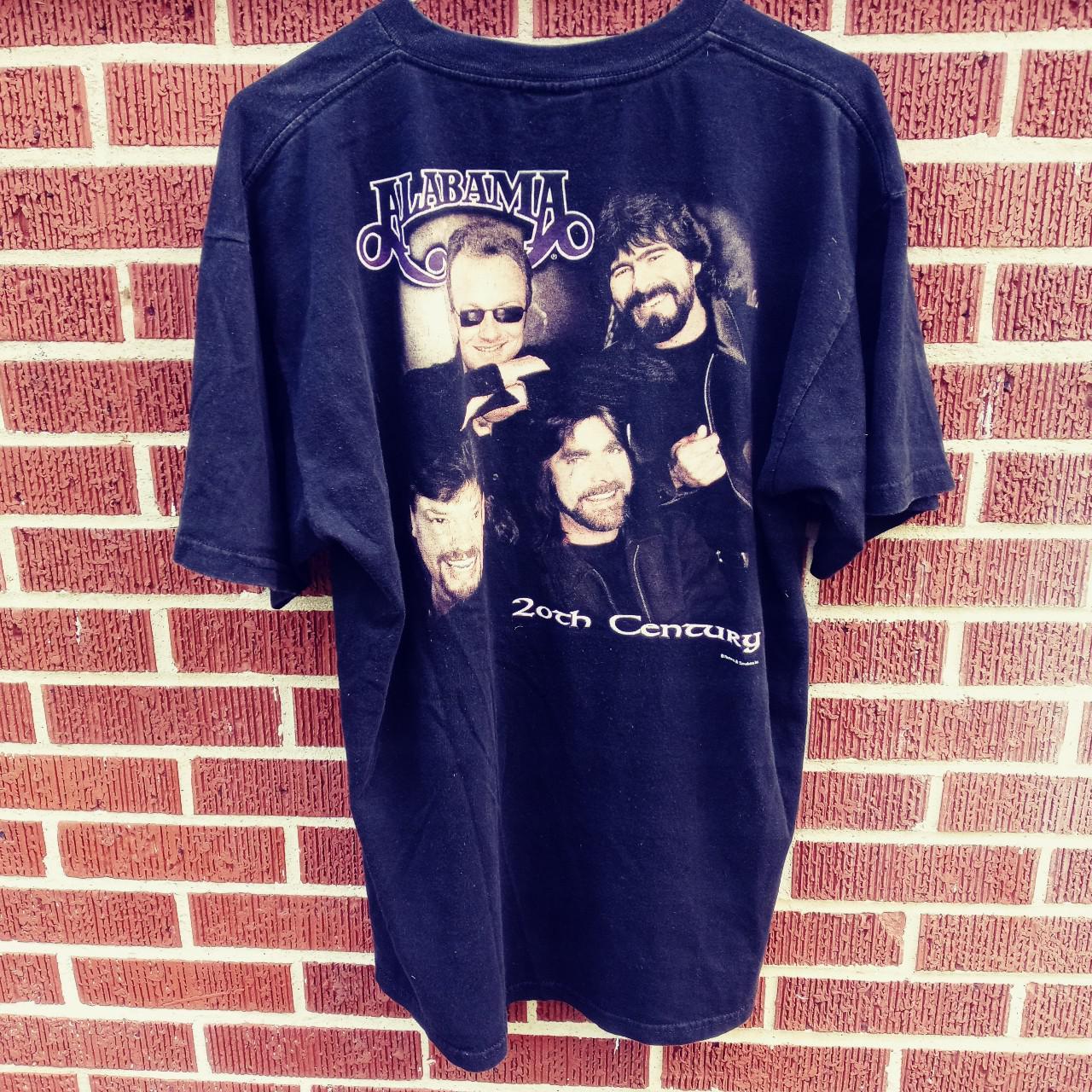 Vintage Alabama Band Tour T-shirt Tilted Tag Mens... - Depop